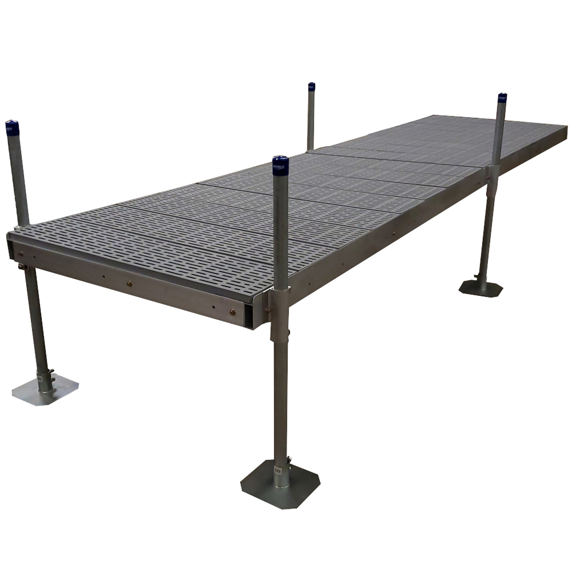 PatriotDocks, Low Profile Stationary Dock, Poly Decking-4ft. Pipe ...