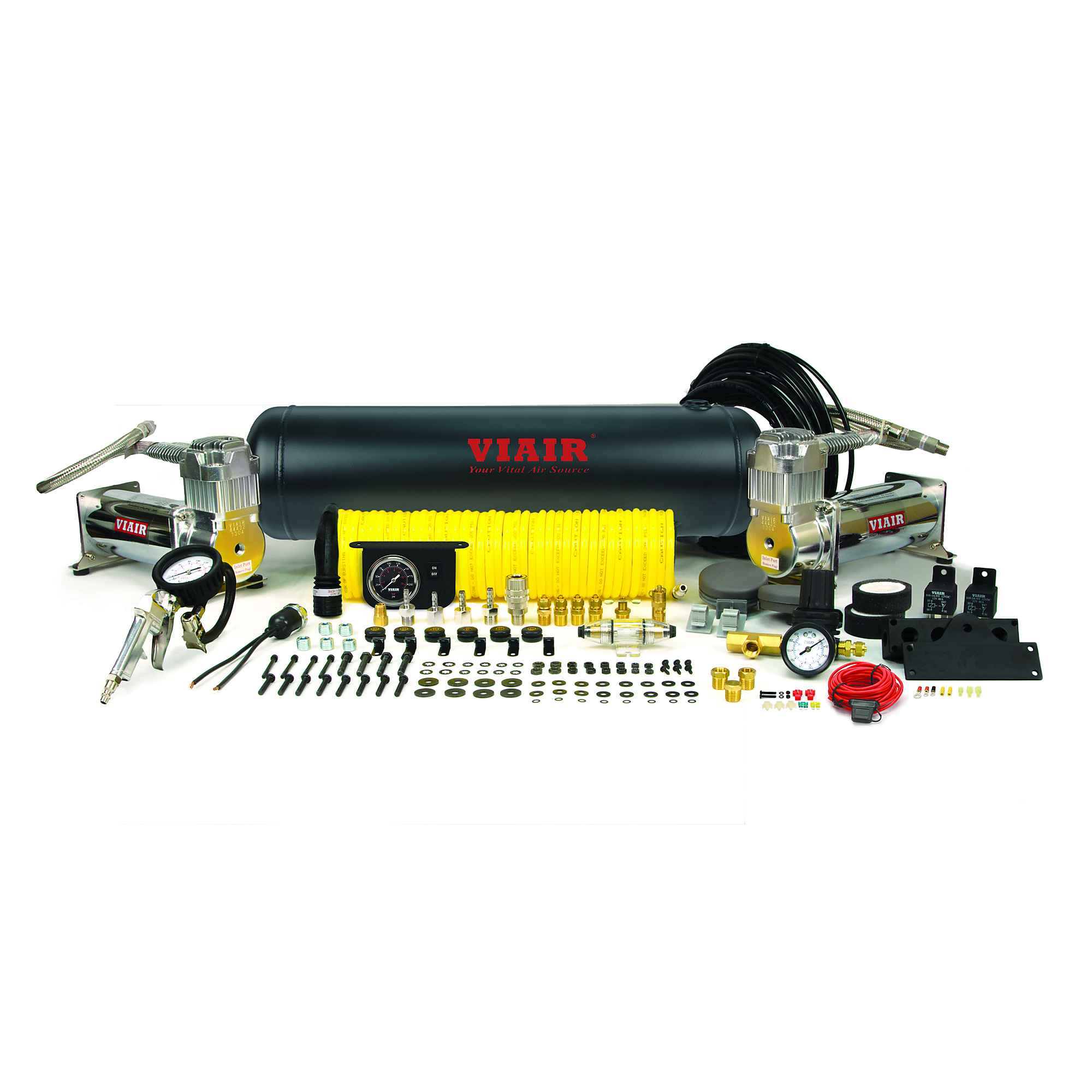 Viair, Dual 444C OBA, Air Tank Size 2.5 Gal, Volts 12, Model# 20019 ...