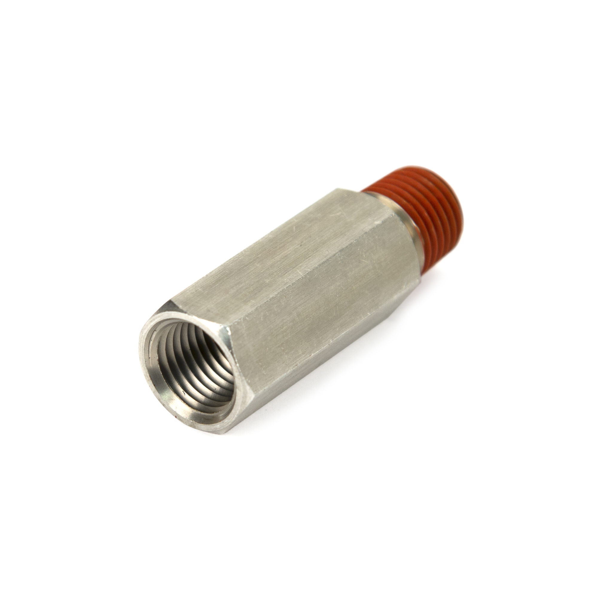 Viair Check Valve - 1/4in. (M) to 1/4in. (F), Nickel-Plated Brass ...