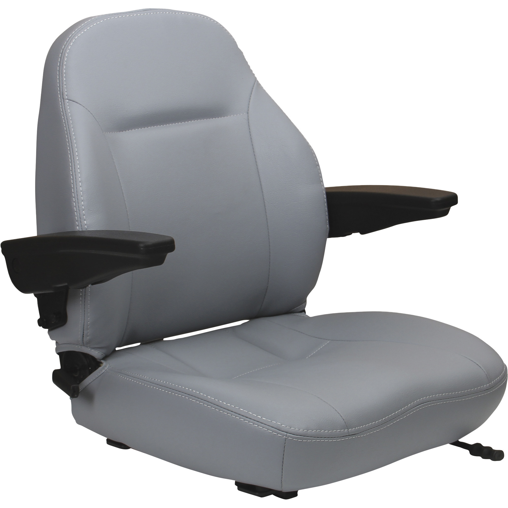 K & M Universal Uni Pro 441 Tractor Seat, Gray, Model# 8384 | Northern Tool