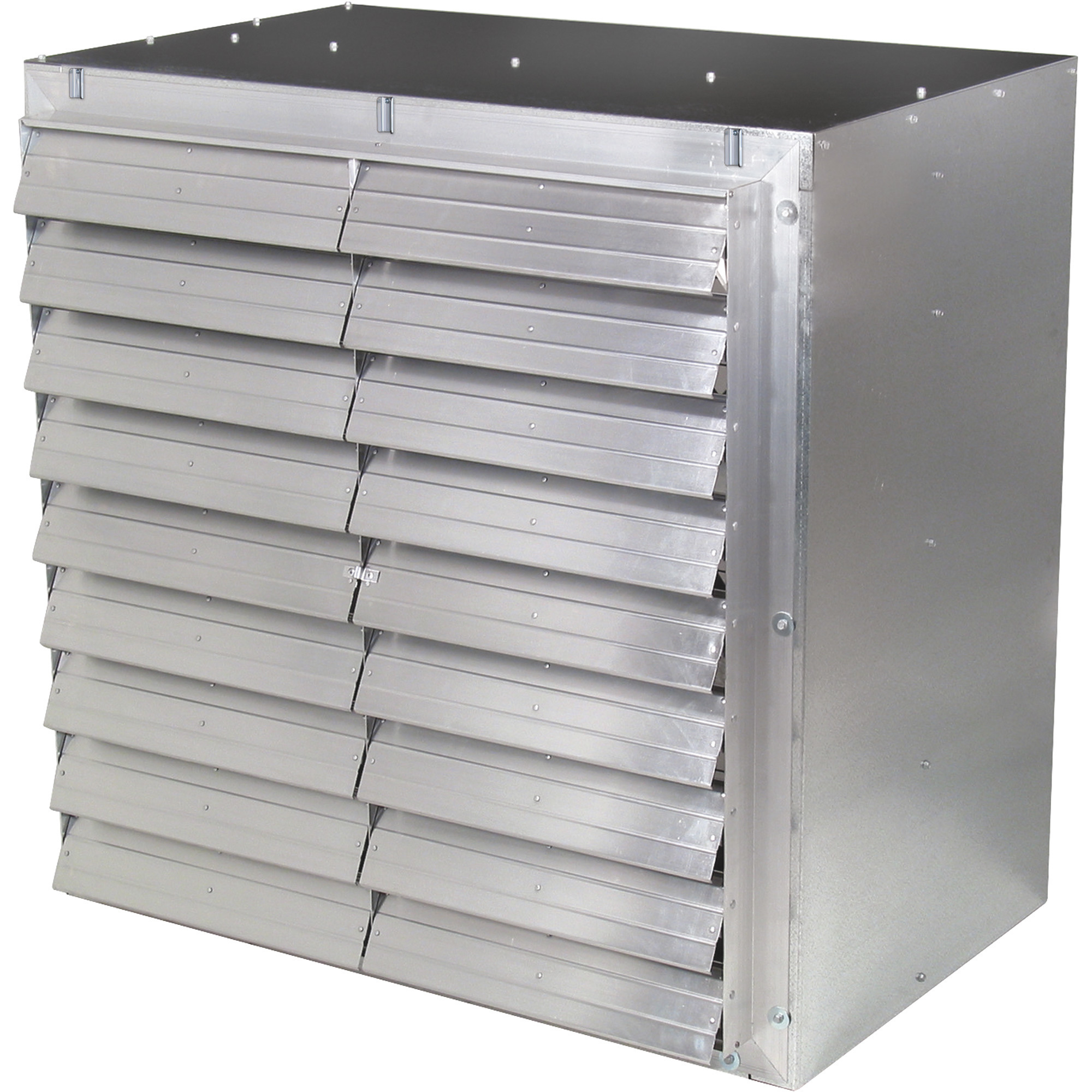 J & D Wallmaster Exhaust Fan, 50in. Dia., 1 HP, 21,200 CFM, Model ...