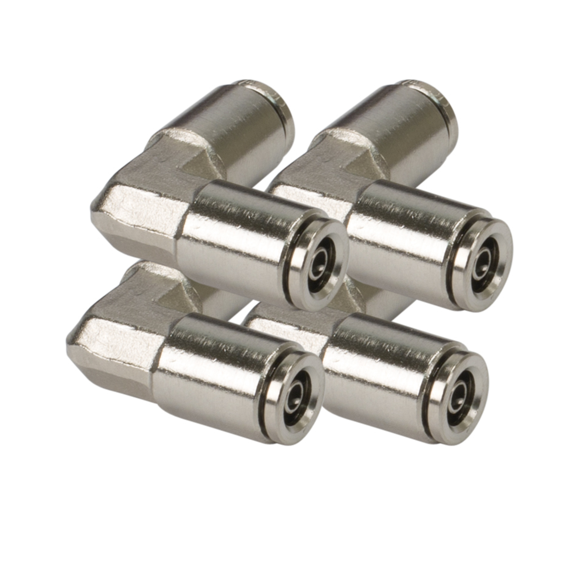 Viair 90 Degree Elbow Union PTC Fitting - 1/4in. x 1/4in., Nickel ...
