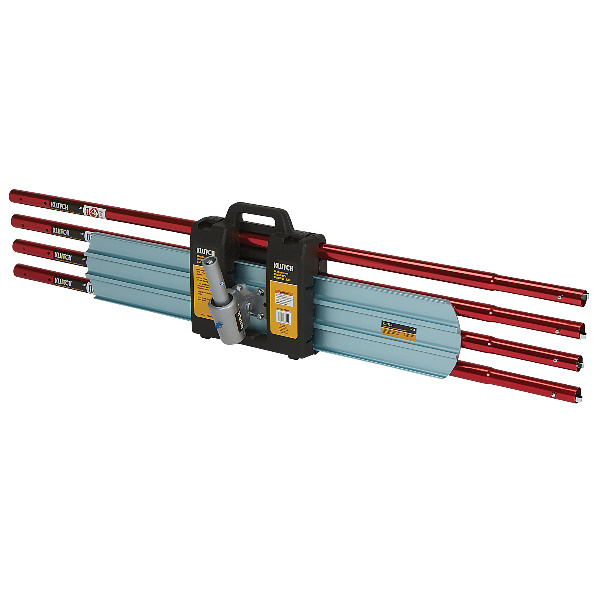 Klutch 48in. x 8in. Round End Bull Float Kit, Magnesium, Model# 8602 ...