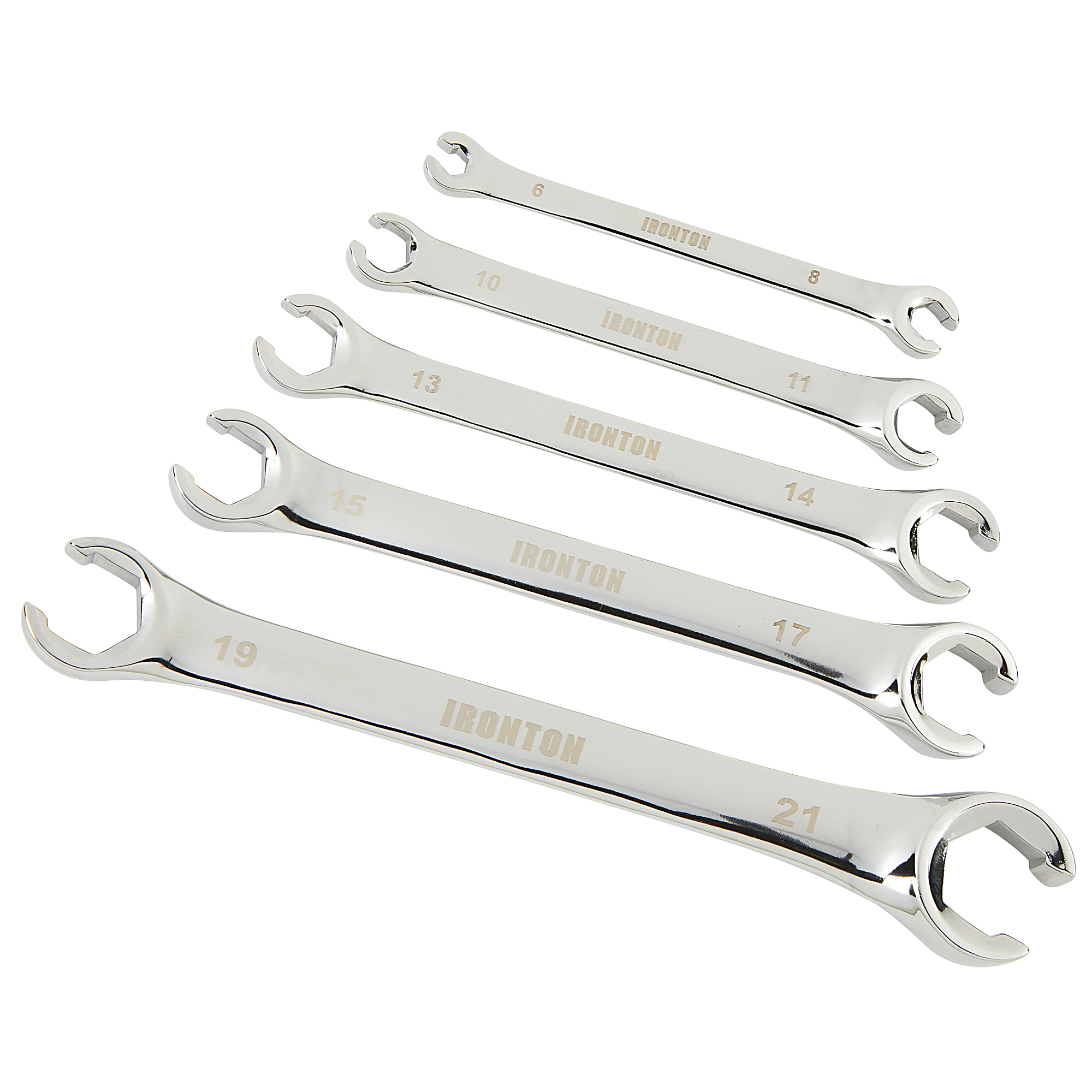 Ironton 5-Pc. Metric Flare Nut Wrench Set, Model# E-2104 | Northern Tool