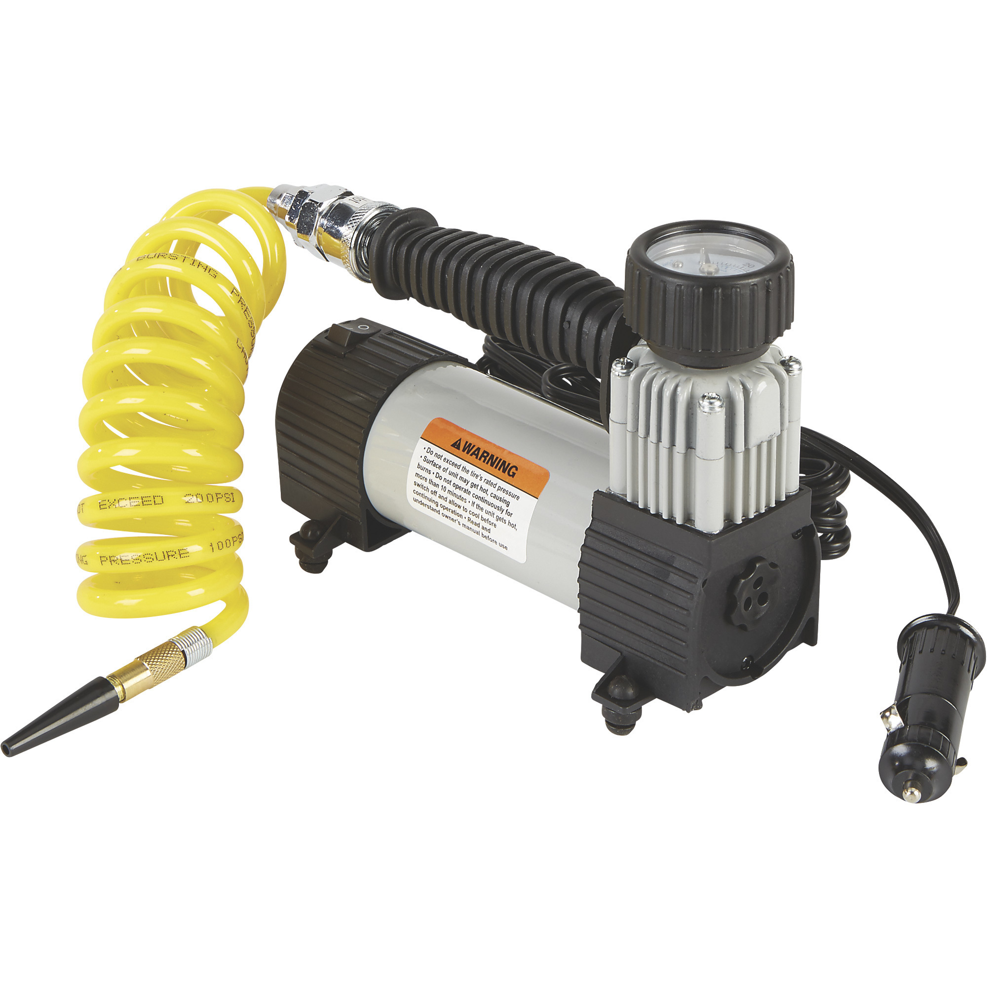 Klutch 12 Volt Portable Tire Inflator, 100 Max. PSI, 1 CFM | Northern Tool