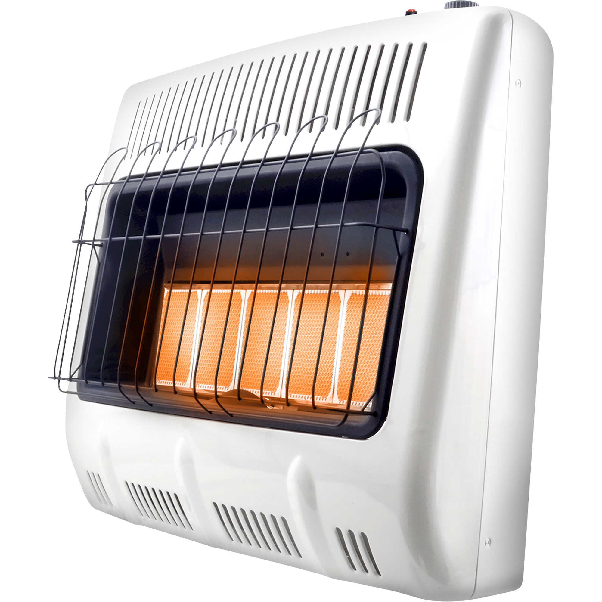 Mr. Heater Vent-Free Natural Gas Radiant Wall Heater, 30,000 BTU, 5 ...