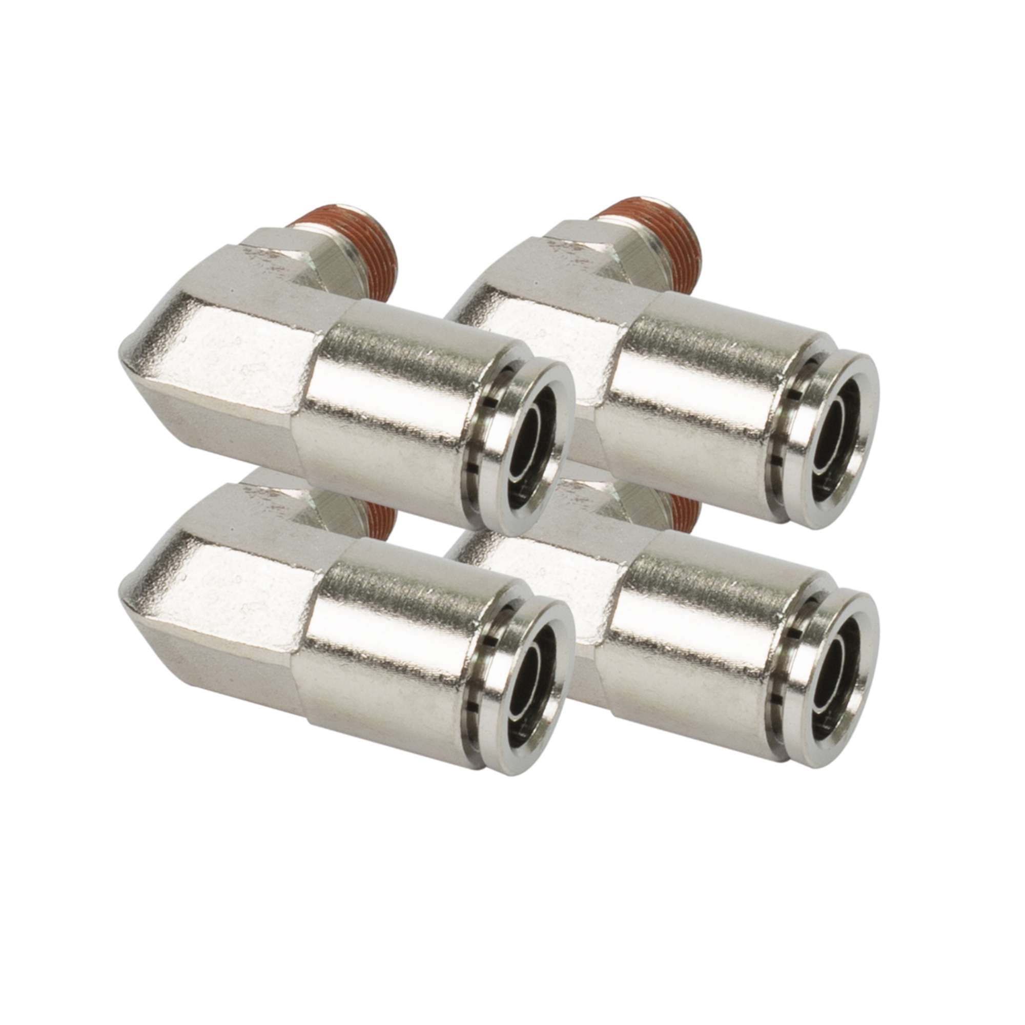 Viair 90 Degree Elbow Union PTC Fitting - Nickel-Plated Brass, 0-200 ...