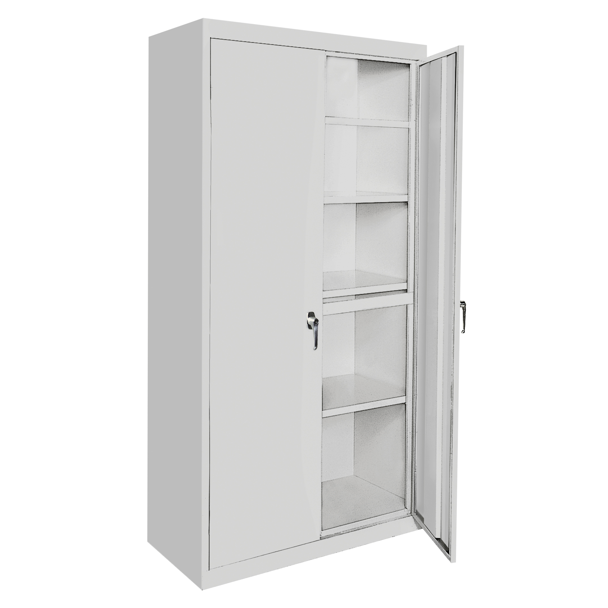 Steel Cabinets USA, Fixed Shelf Fully Assembled Cabinet, Height 72 in ...
