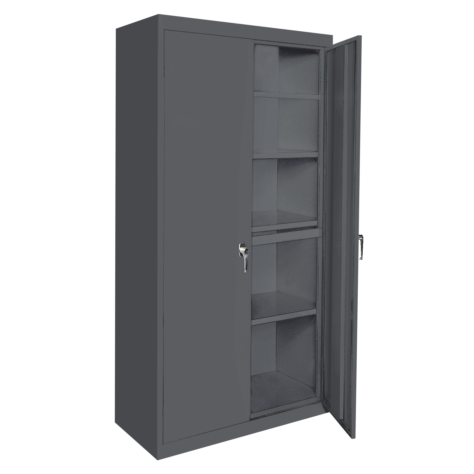 Steel Cabinets USA, 48in.x 18in.x 78in. Charcoal Adj.Cabinet Fully ...