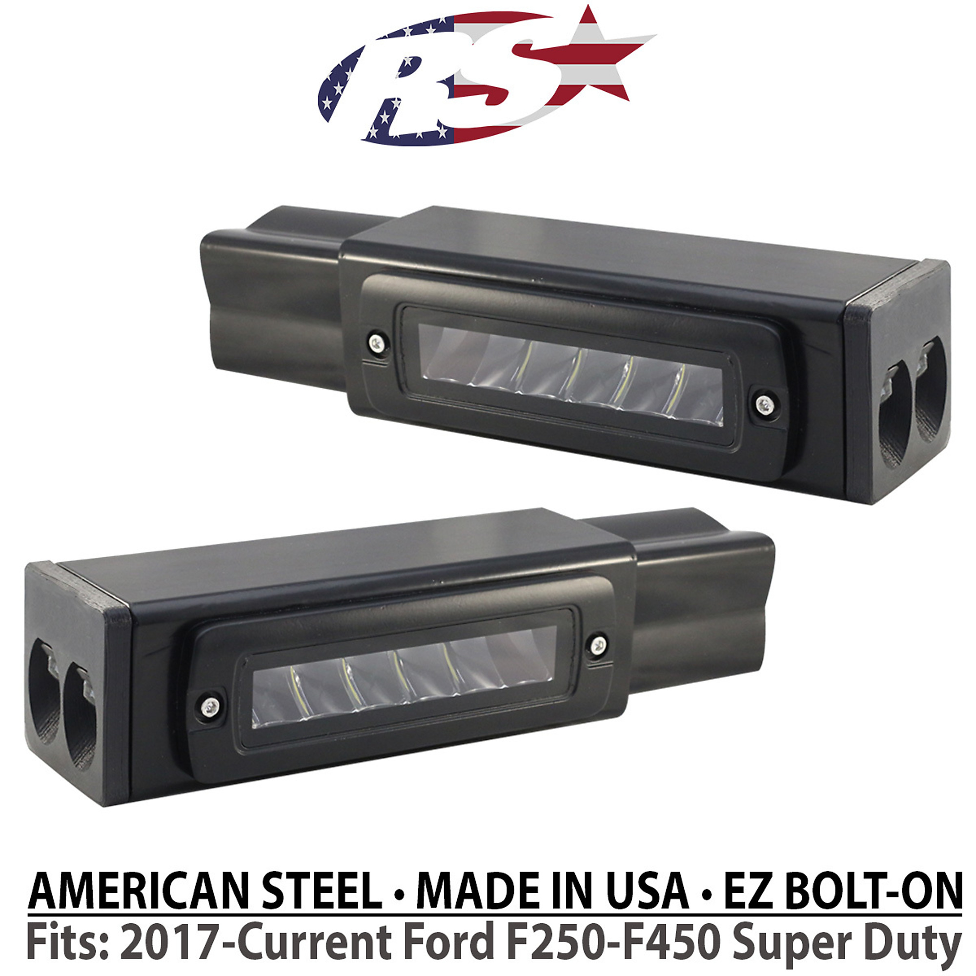 Race Sport Lighting, 2017-2023 Ford F250-F450 Hitch Bar Reverse Lights ...