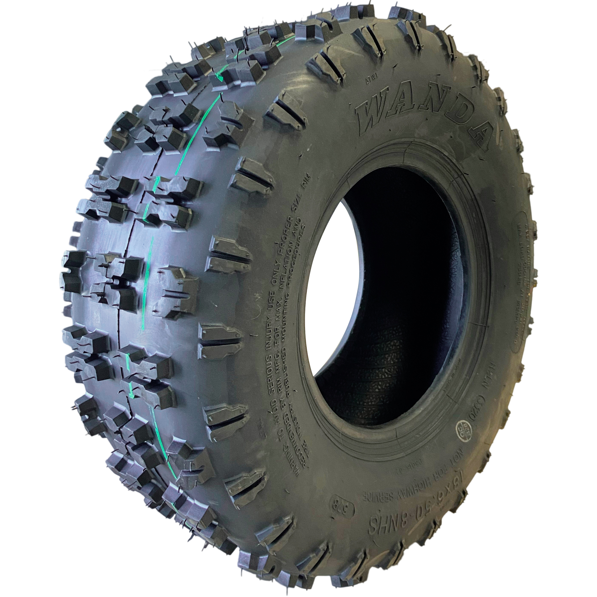 WANDA, Snowblower Tire, P533 Tire Size 16X6.50-8 Load Range Rating B ...