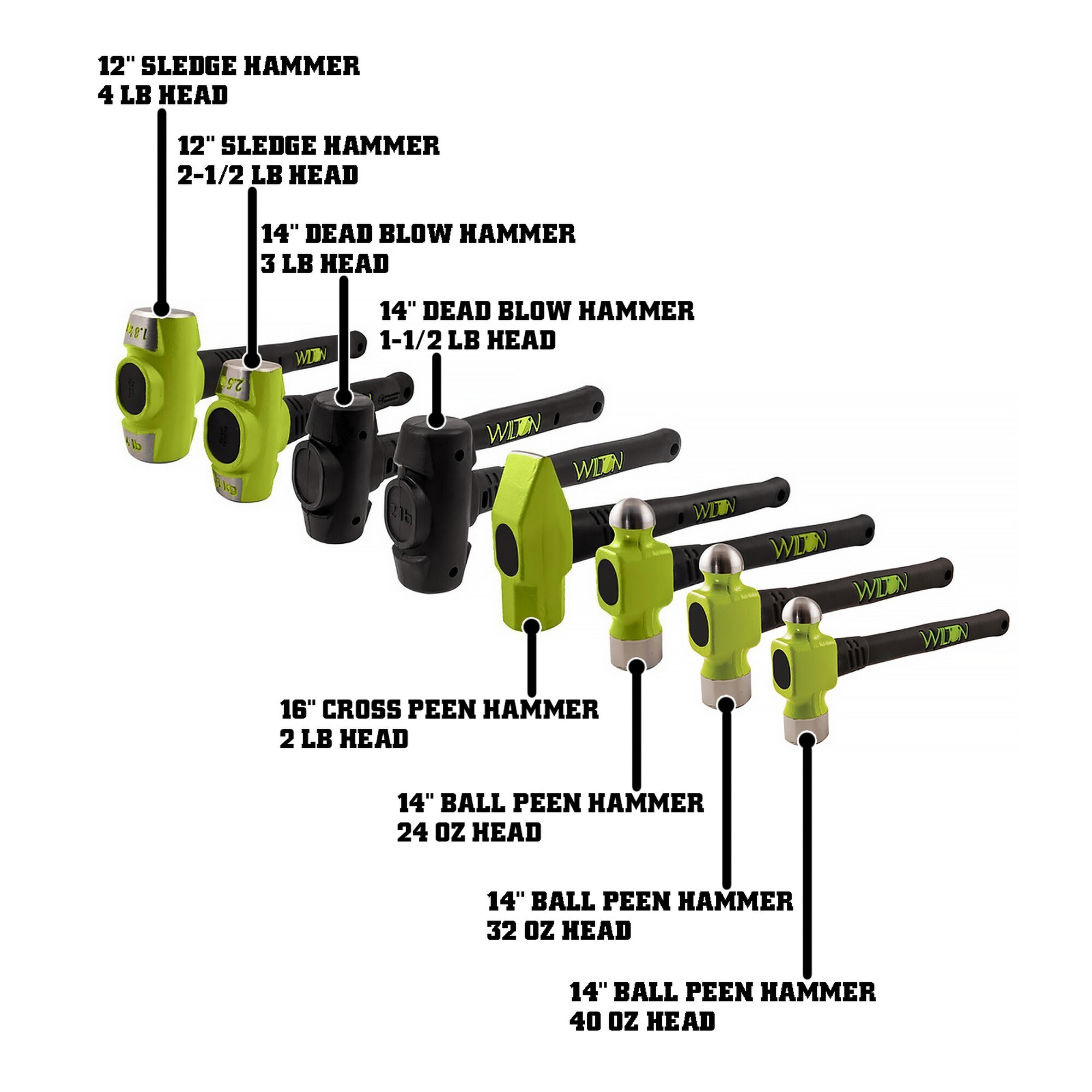 Wilton, Hammer Kit, Handle Length 14 in, Model# 11108 | Northern Tool
