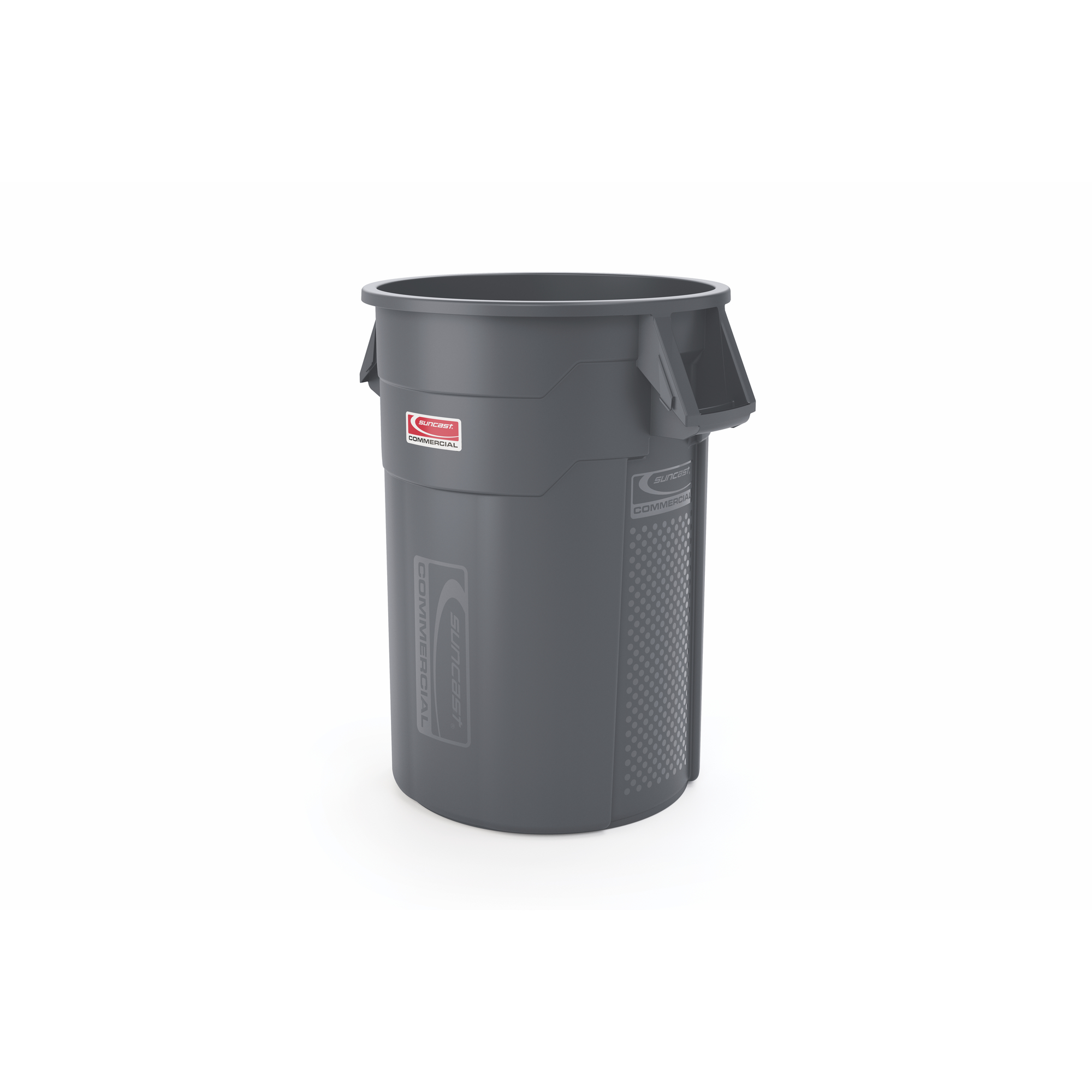 Suncast, 44 Gallon Injection Molded Utility Trash Can, Capacity 44 Gal ...