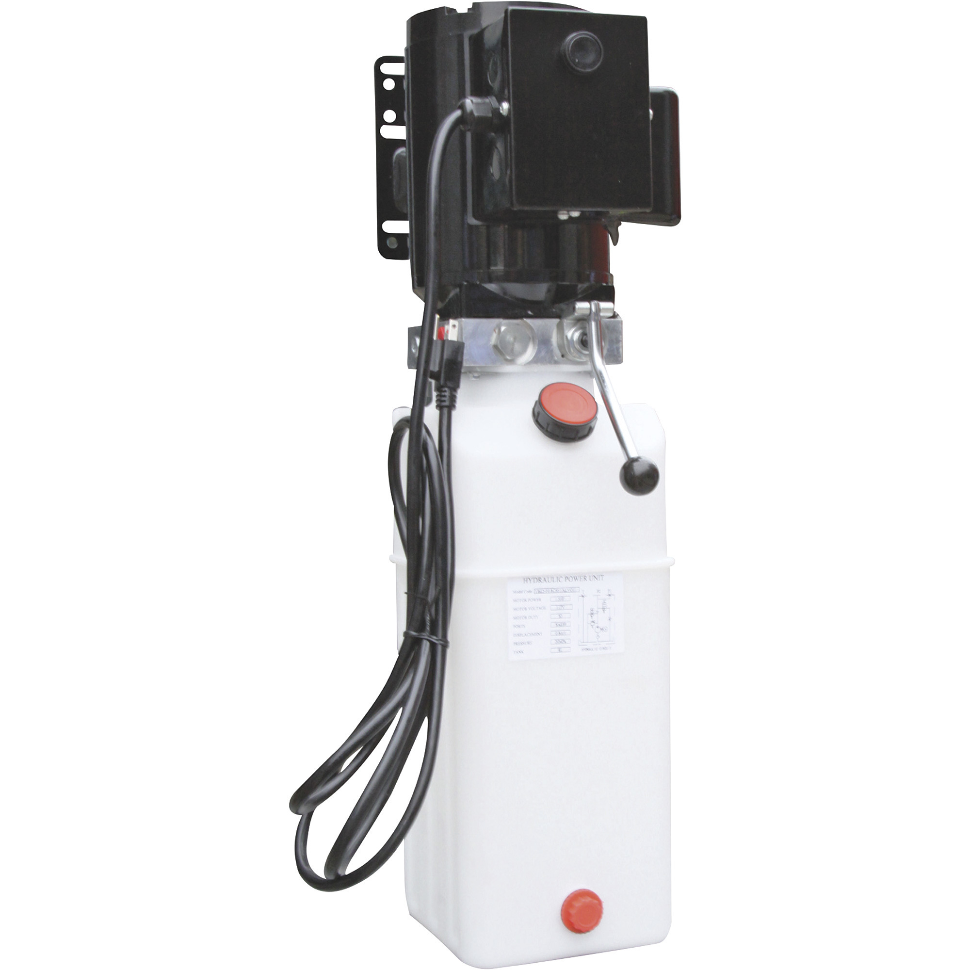 NorTrac AC Power Unit with Electric Motor, 230/460V, 3.7-Gal. Reservoir ...