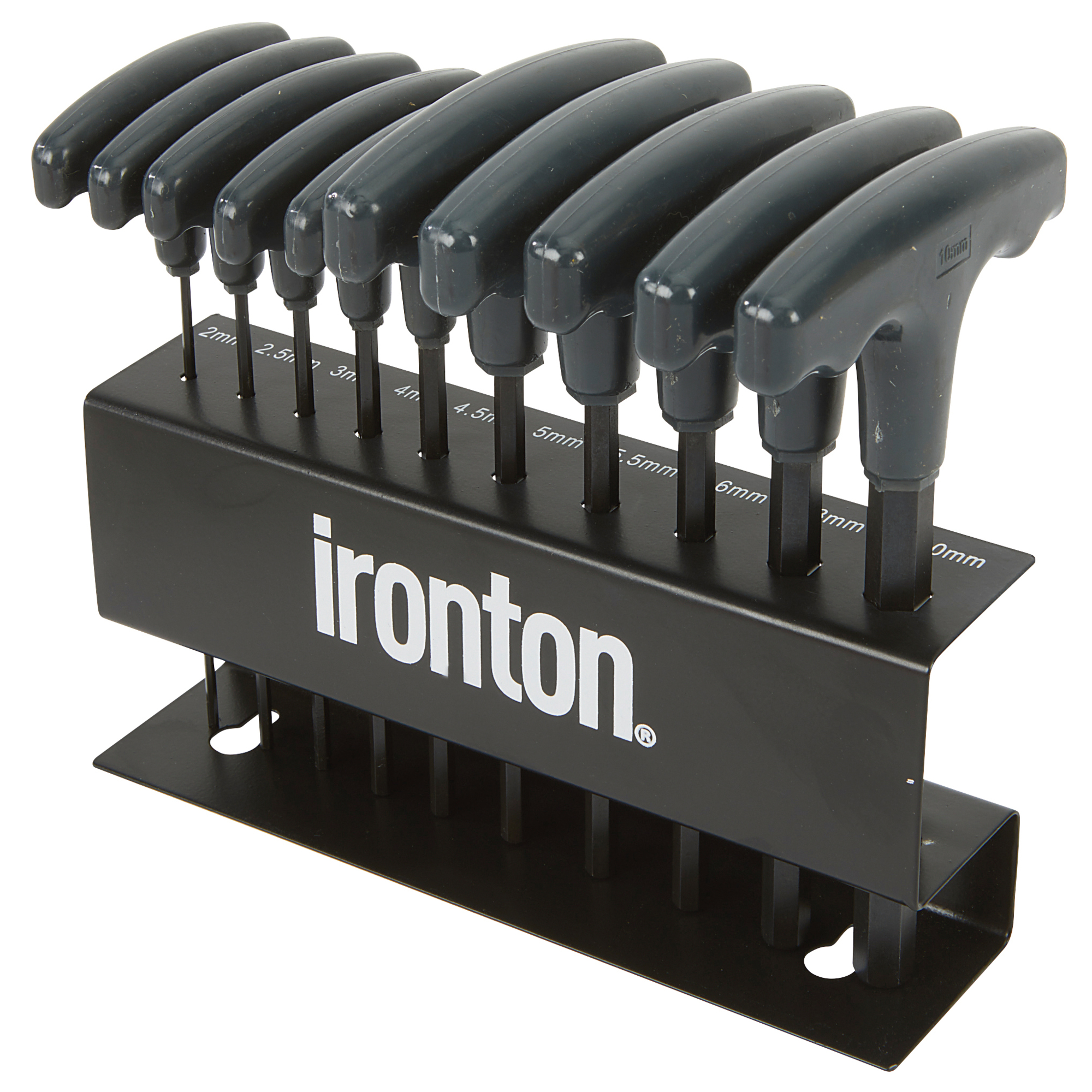 Ironton 10-Pc. Metric T-Handle Hex Key Set | Northern Tool