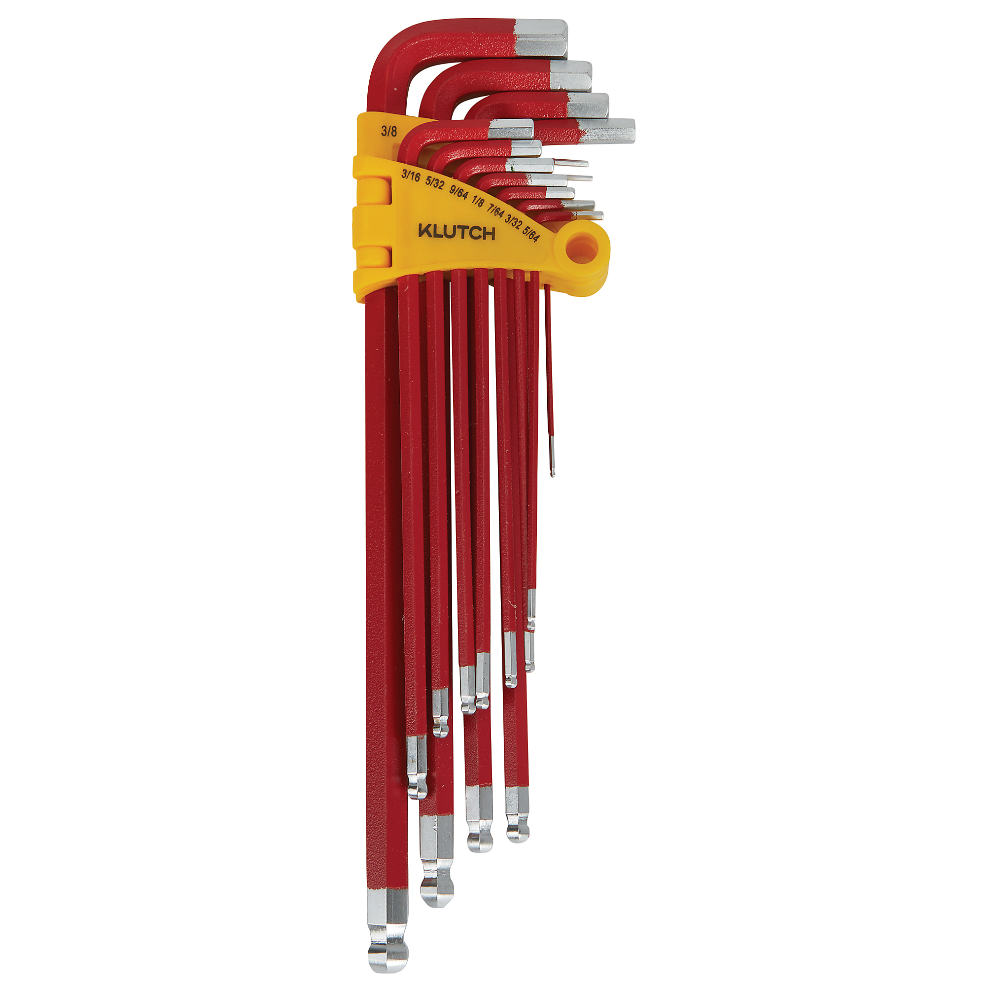 Klutch 13-Pc. SAE Ball End Hex Key Set | Northern Tool
