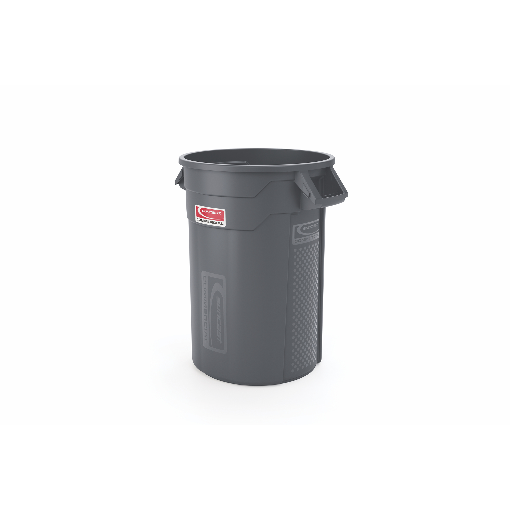 Suncast, 32 Gallon Injection Molded Utility Trash Can, Capacity 32 Gal ...