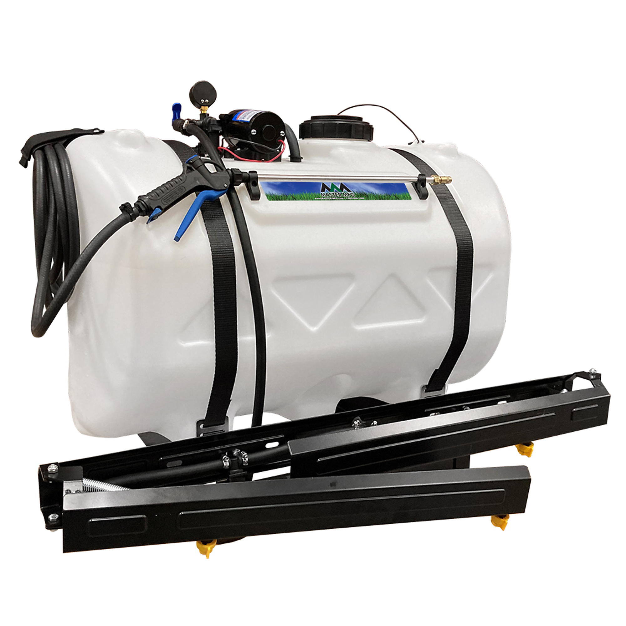 Master MFG, 60-Gal 3-Pt Broadcast Sprayer - 2.2GPM, 10ft. Swath, Tank ...