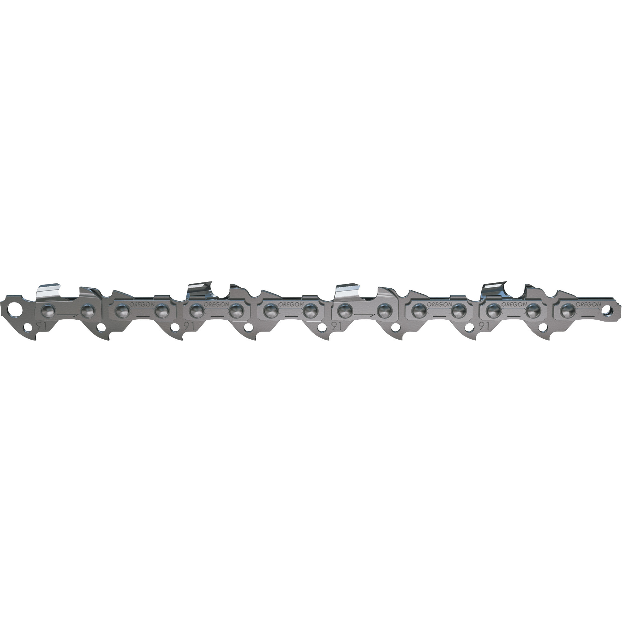 Oregon Low Kickback Chainsaw Chain, 3/8in. Low Profile x 0.050in., Fits ...