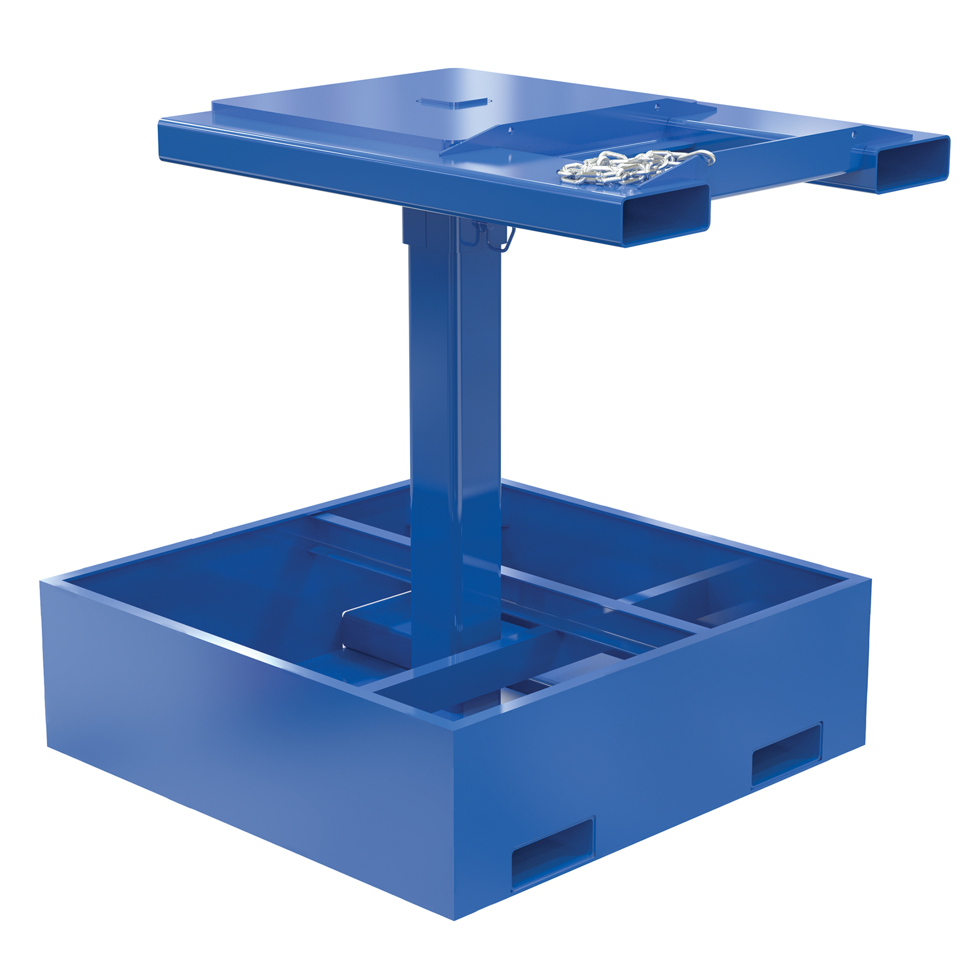 Vestil Forklift Trash Bin Compactor - 2000-Lb. Capacity, Rectangular ...