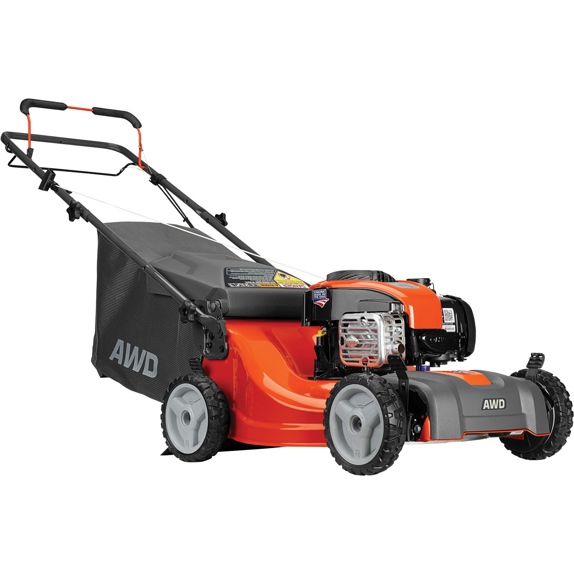 Husqvarna All-Wheel Drive Self-Propelled Lawn Mower — 163cc Briggs ...