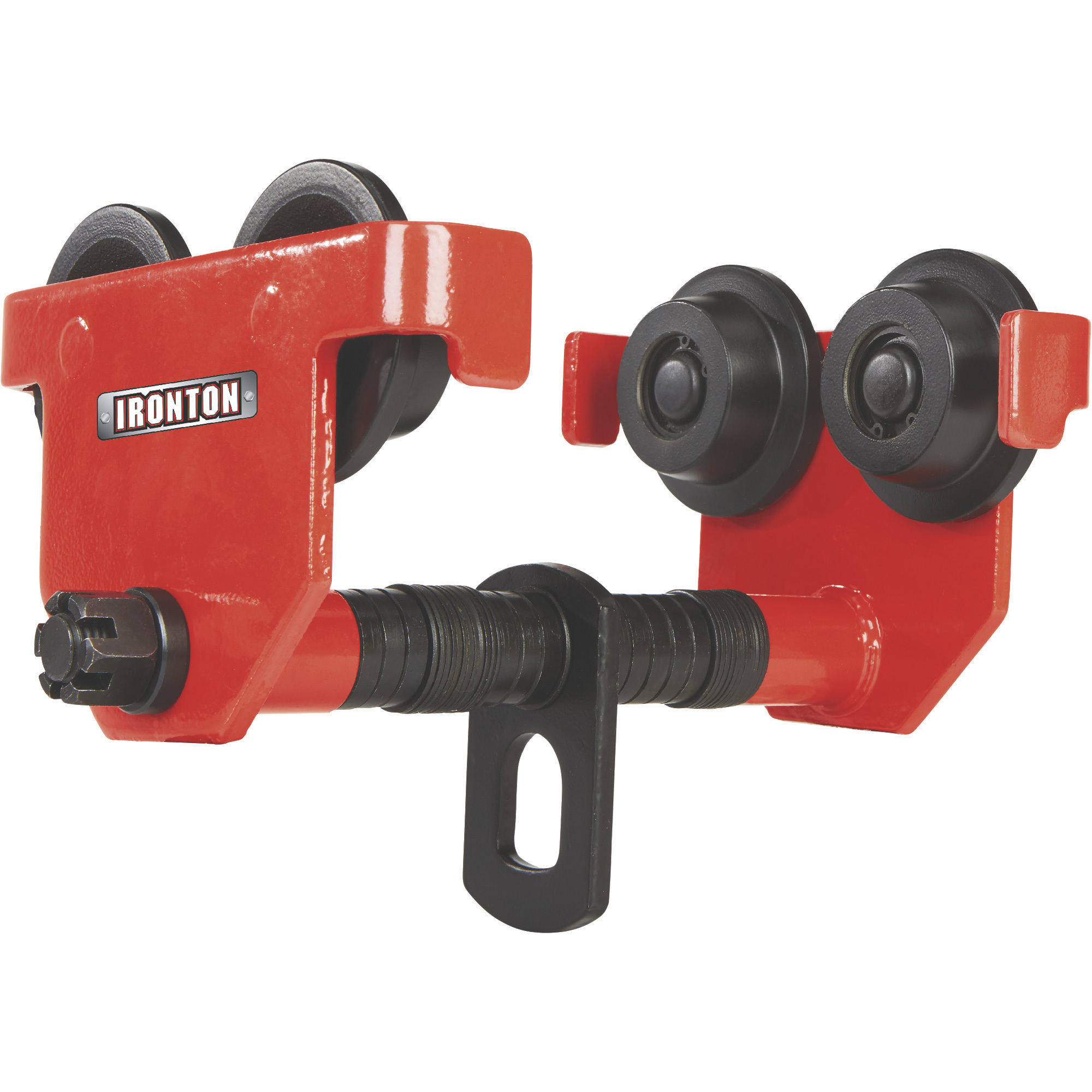 Ironton Adjustable Push Trolley, 4400-Lb. Capacity, Fits 3 1/5in.W to ...