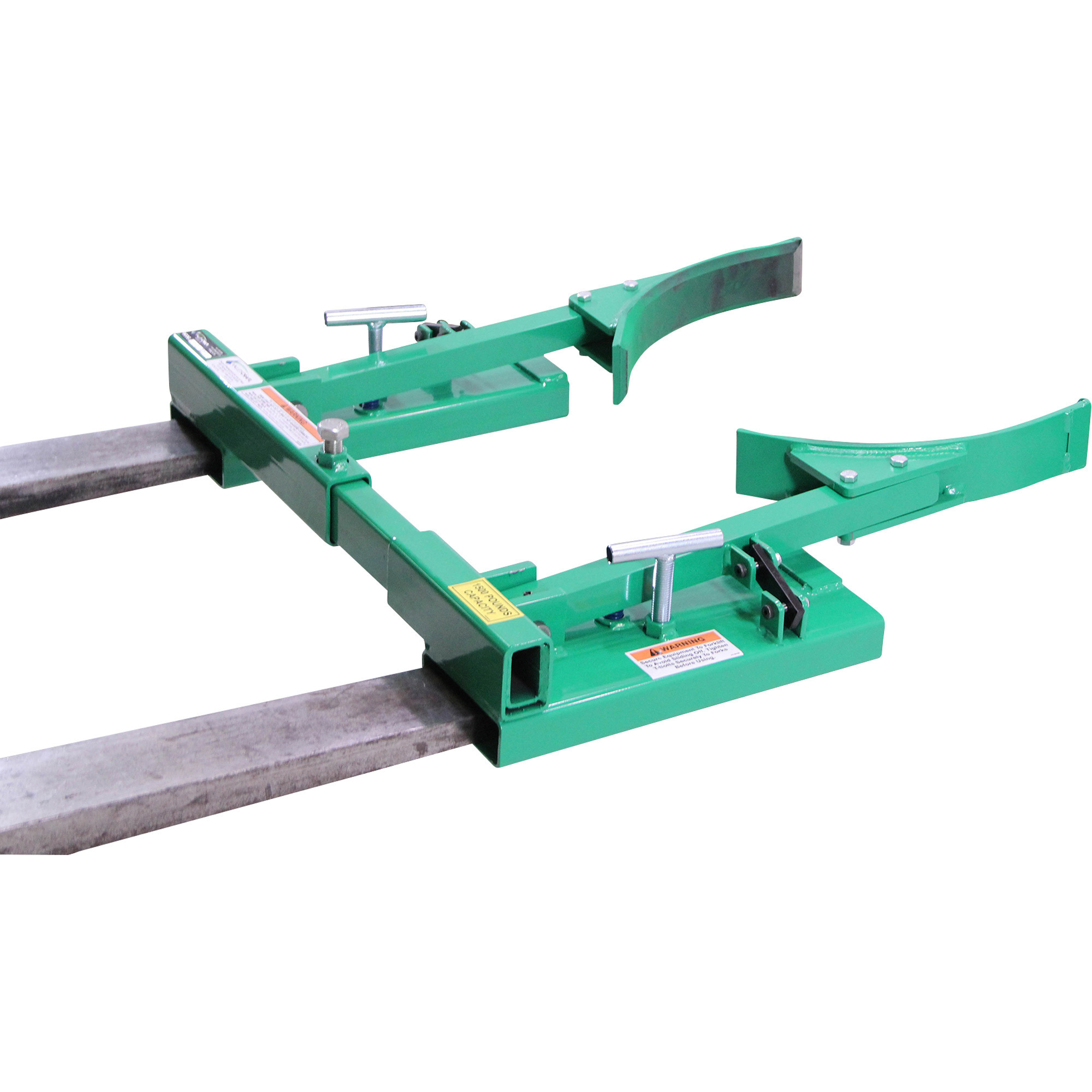 Valley Craft Steel Drum Grabber Forklift Attachment, Deluxe, 1500-Lb ...