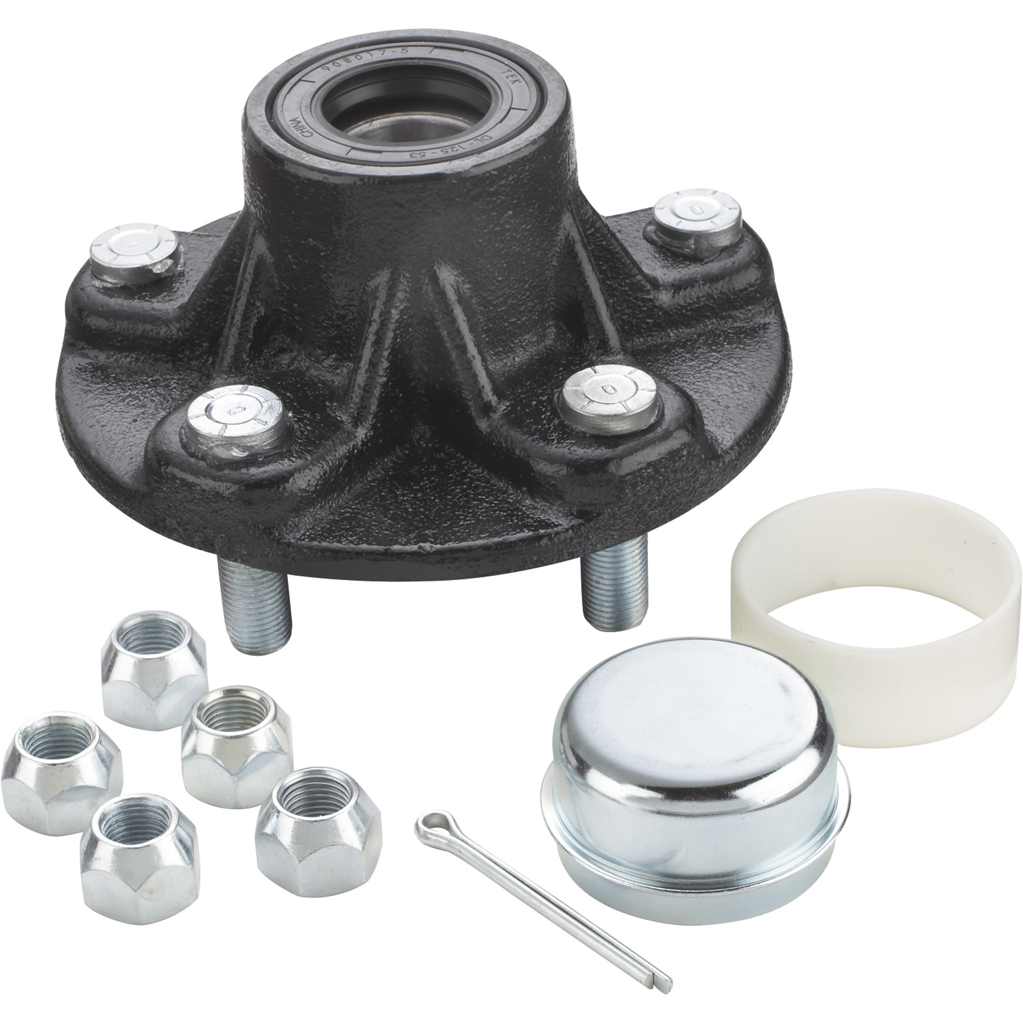 Ultra-Tow High Speed Trailer Hub, 5 on 4 1/2in., 1250-Lb. Capacity ...