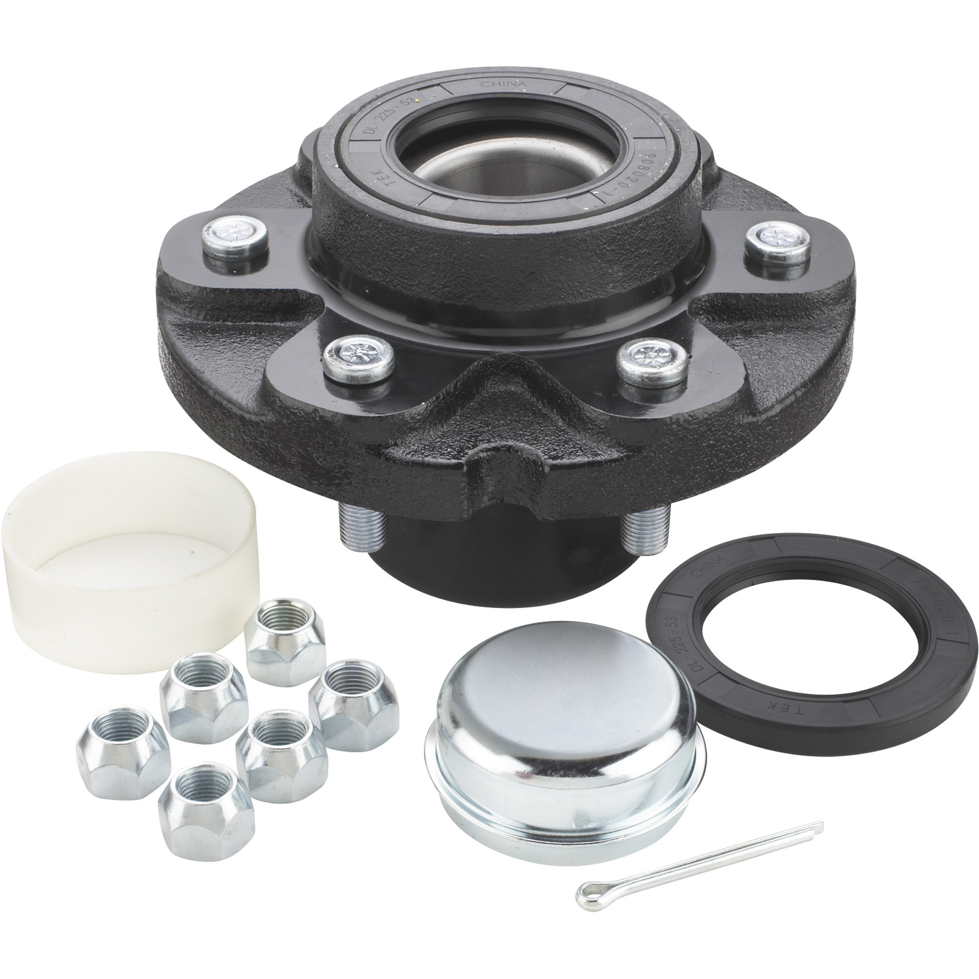 Ultra-Tow High Speed Trailer Hub — 5 on 4 1/2in., 1250-Lb. Capacity ...