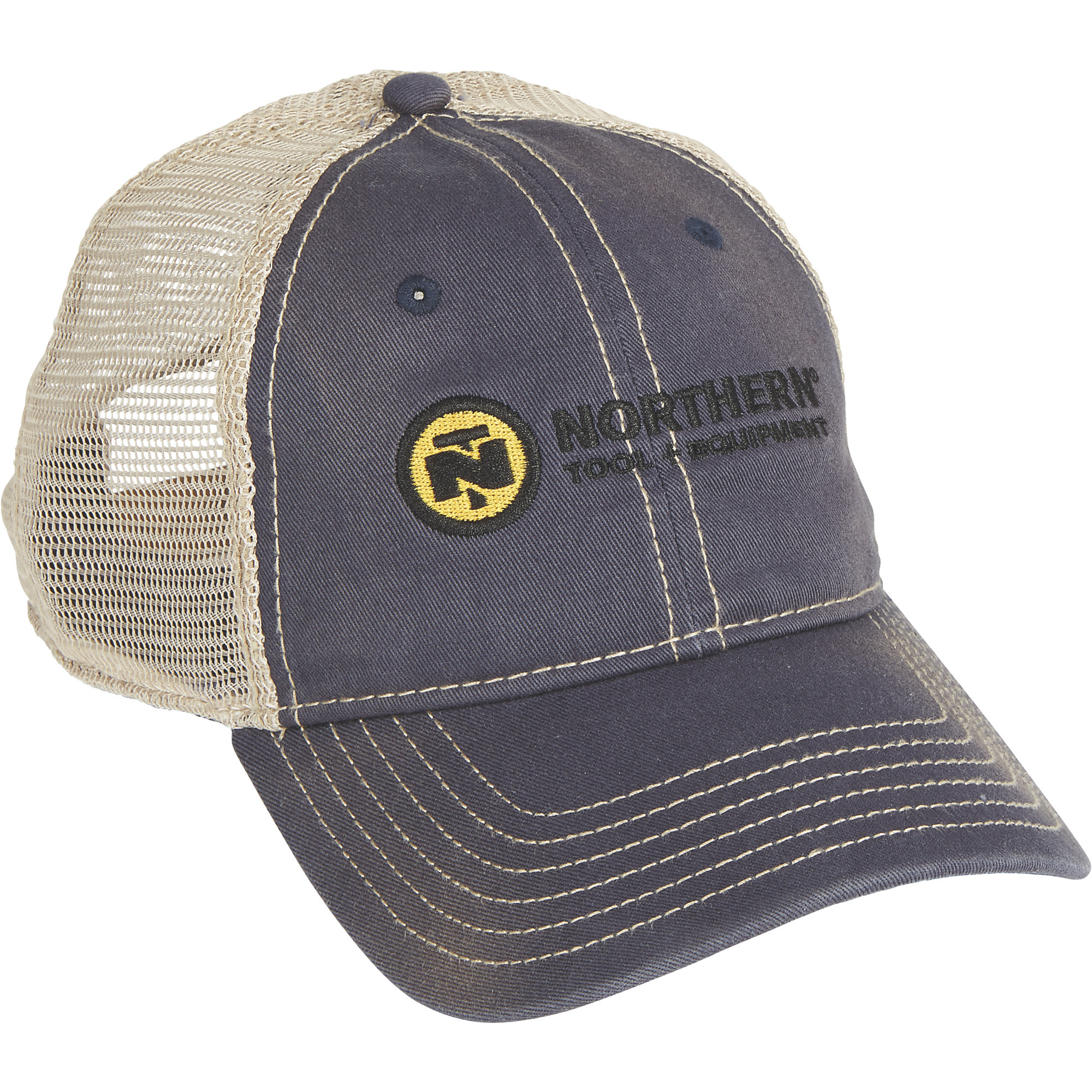 Northern Tool + Equipment Embroidered Mesh Trucker Cap — Brown/Navy ...