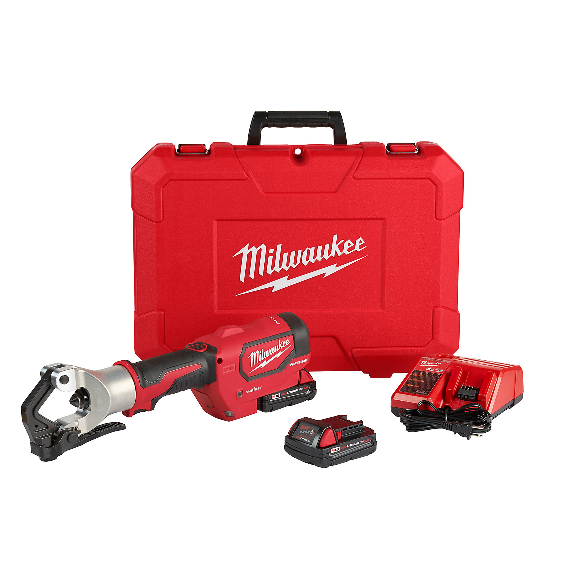 Milwaukee, M18 FORCE LOGIC 750 MCM Dieless Crimper, Max. Pipe Diameter ...