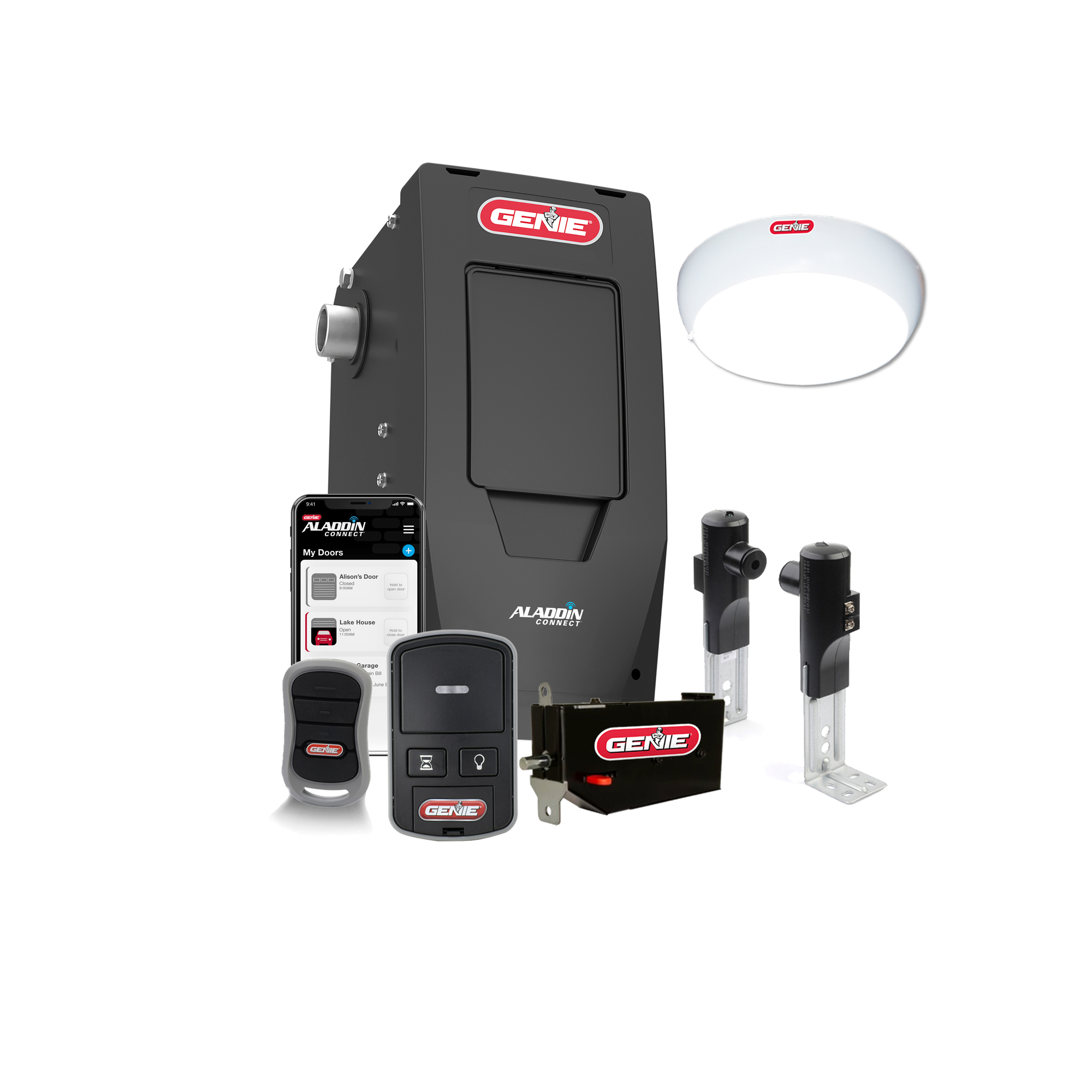 Genie Company, Wall Mount Garage Door Opener w Wi-Fi, Model# ?6172H-O ...