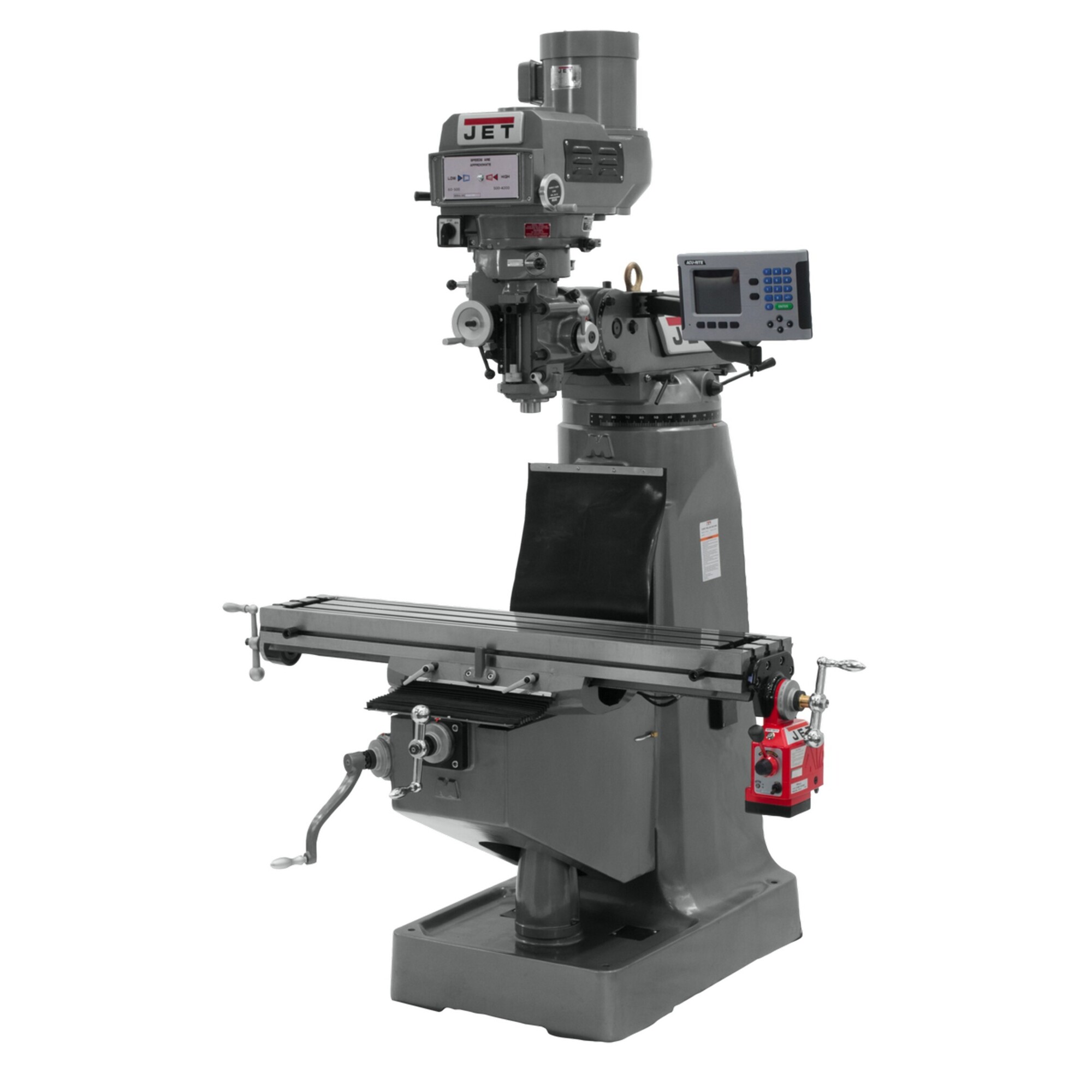 JET, Milling Machine, Horsepower 3 HP, Volts Multi, Model# JTM-4VS ...