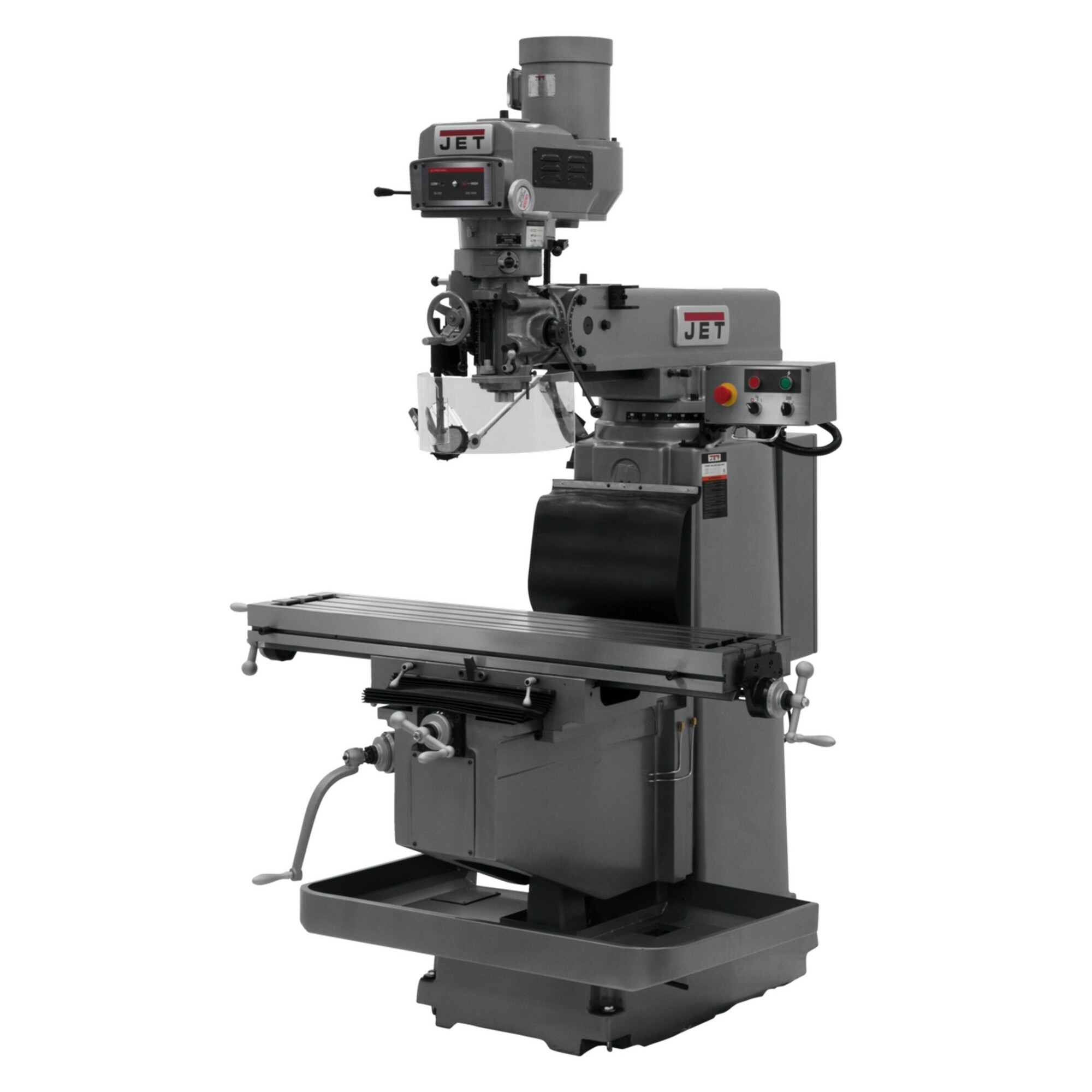 JET, Milling Machine, Horsepower 5 HP, Volts Multi, Model# JTM-1254RVS ...