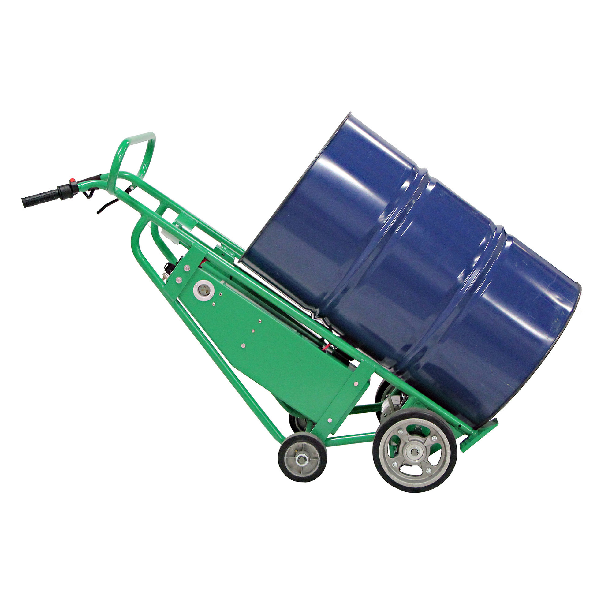 Valley Craft Powered Drum Hand Truck, Steel, (4) Wheels (2) Solid ...