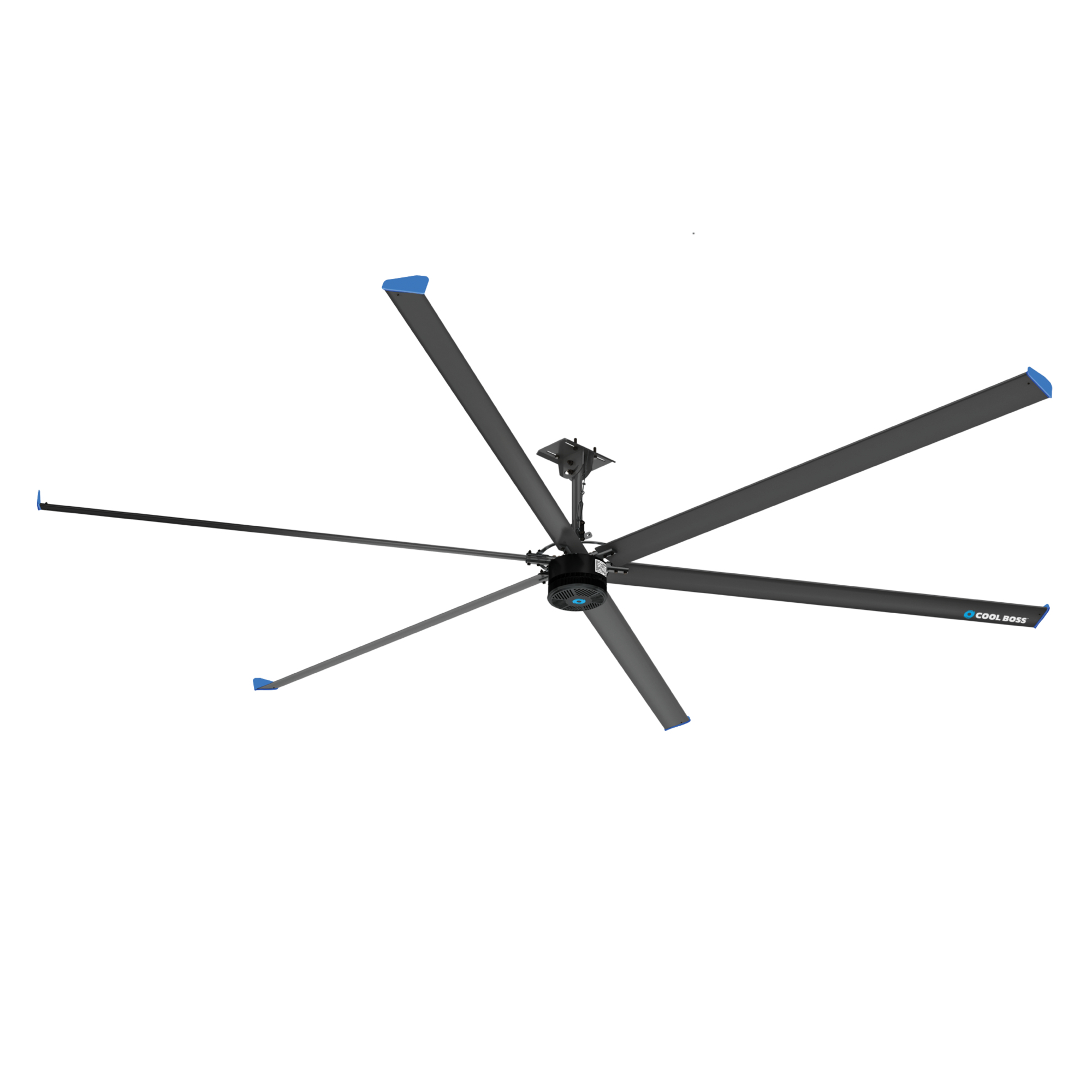 Cool Boss, Industrial Overhead Fans, Fan Diameter 198 in, Fan Blade ...