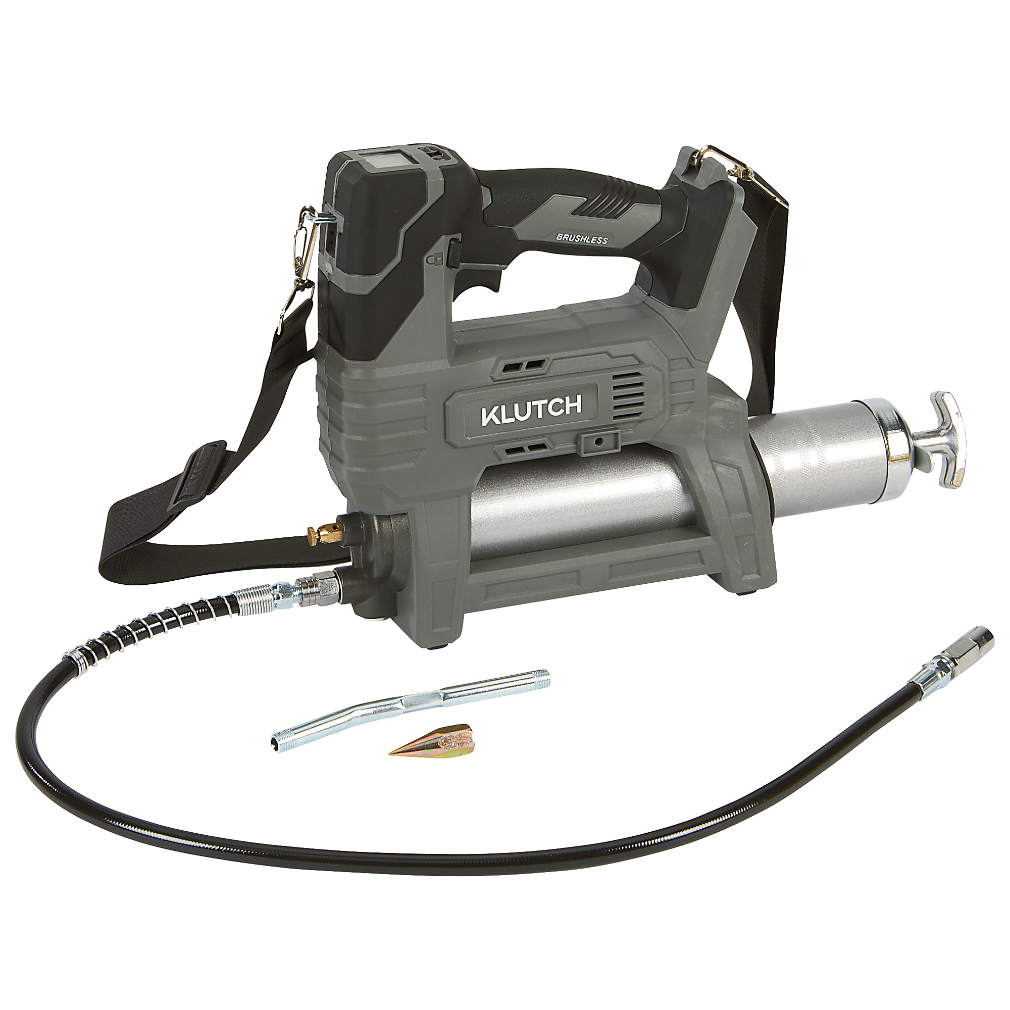 Klutch Grease Gun, KLiQ 20V, 10,000 PSI, 5 Oz./Min., Brushless ...