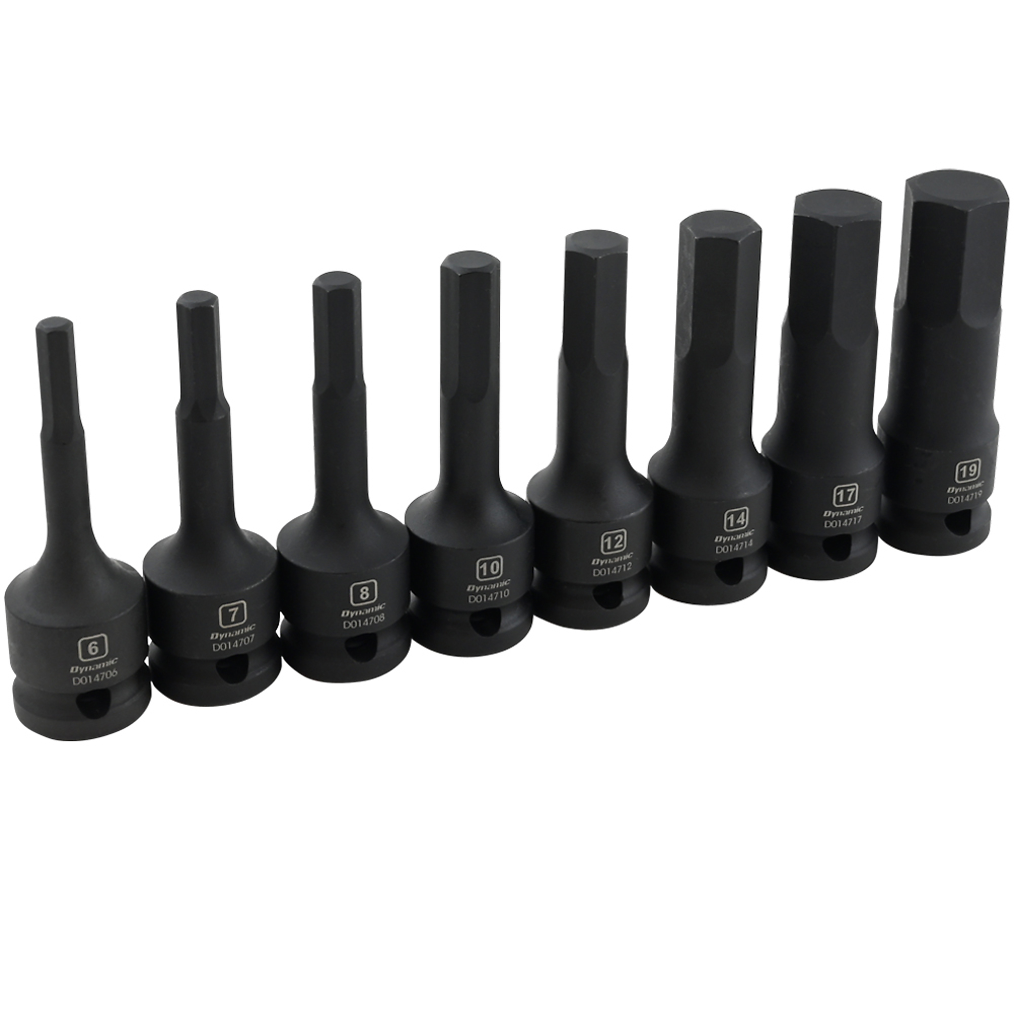 Dynamic Tools, 1/2in. Metric Hex Head Bit Impact Socket Set ...
