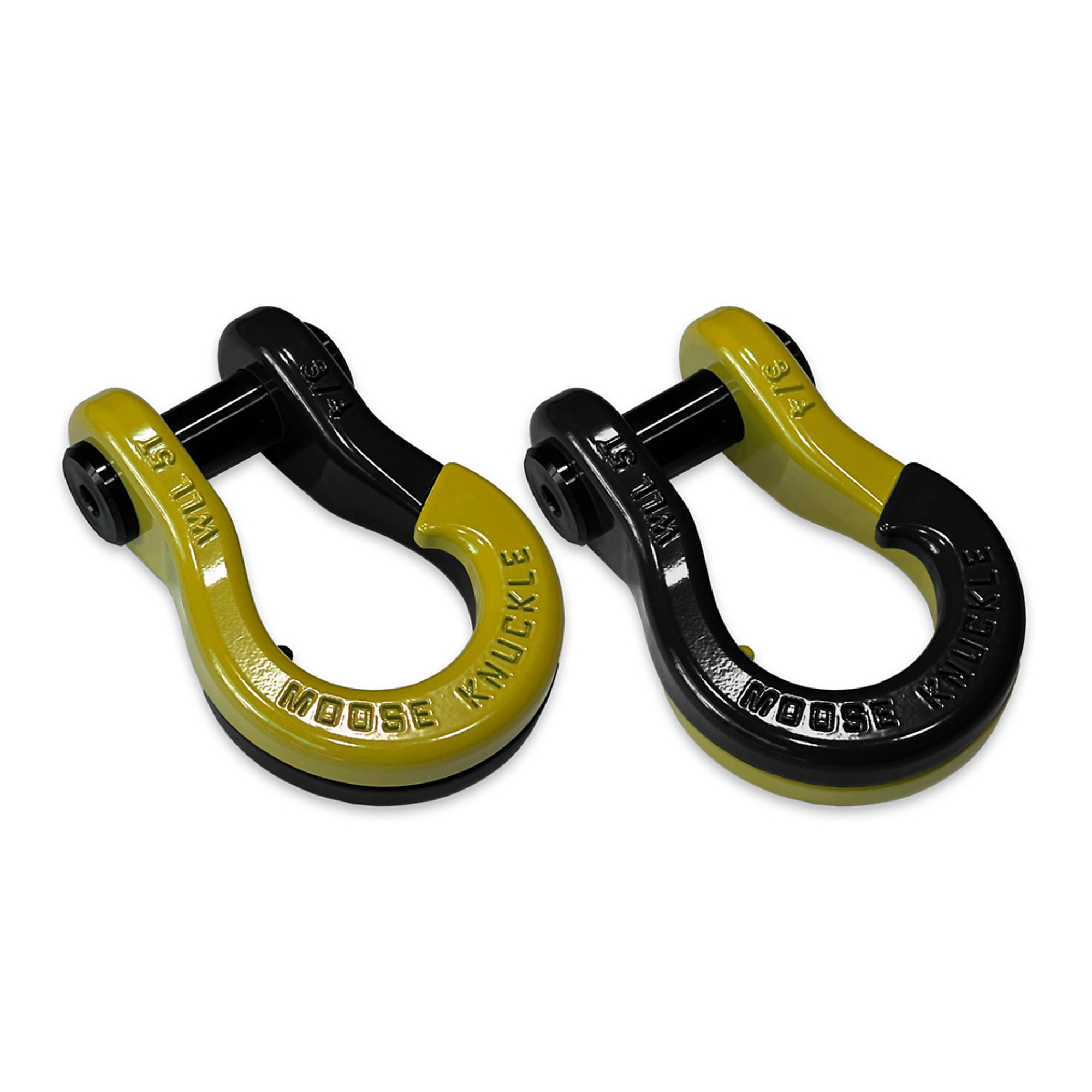 Moose Knuckle Offroad, 3/4 Jowl Split Shackle Detonator Yellow / Black ...