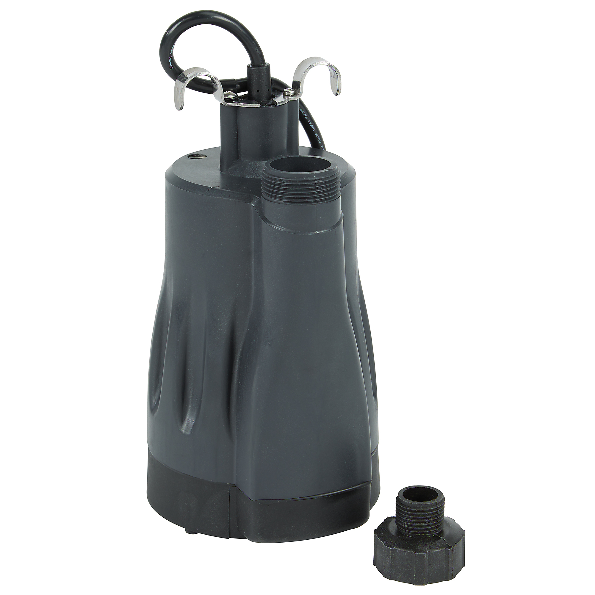 Ironton 1/3 HP Submersible Utility Pump, Max. Flow 2220 GPH, 1.25in ...