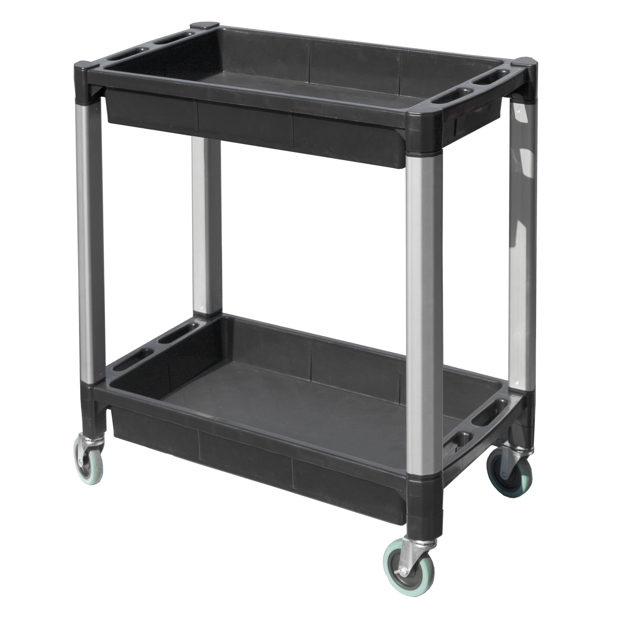 Avitec, Utility Service Cart with Two Trays, Total Capacity 300 lb ...