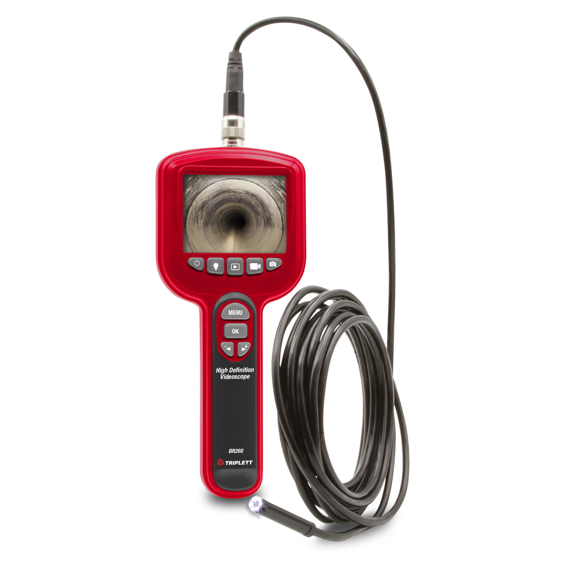 Triplett, Borescope Inspection Camera 5.5mm, 2M Cable, Model# BR260 ...
