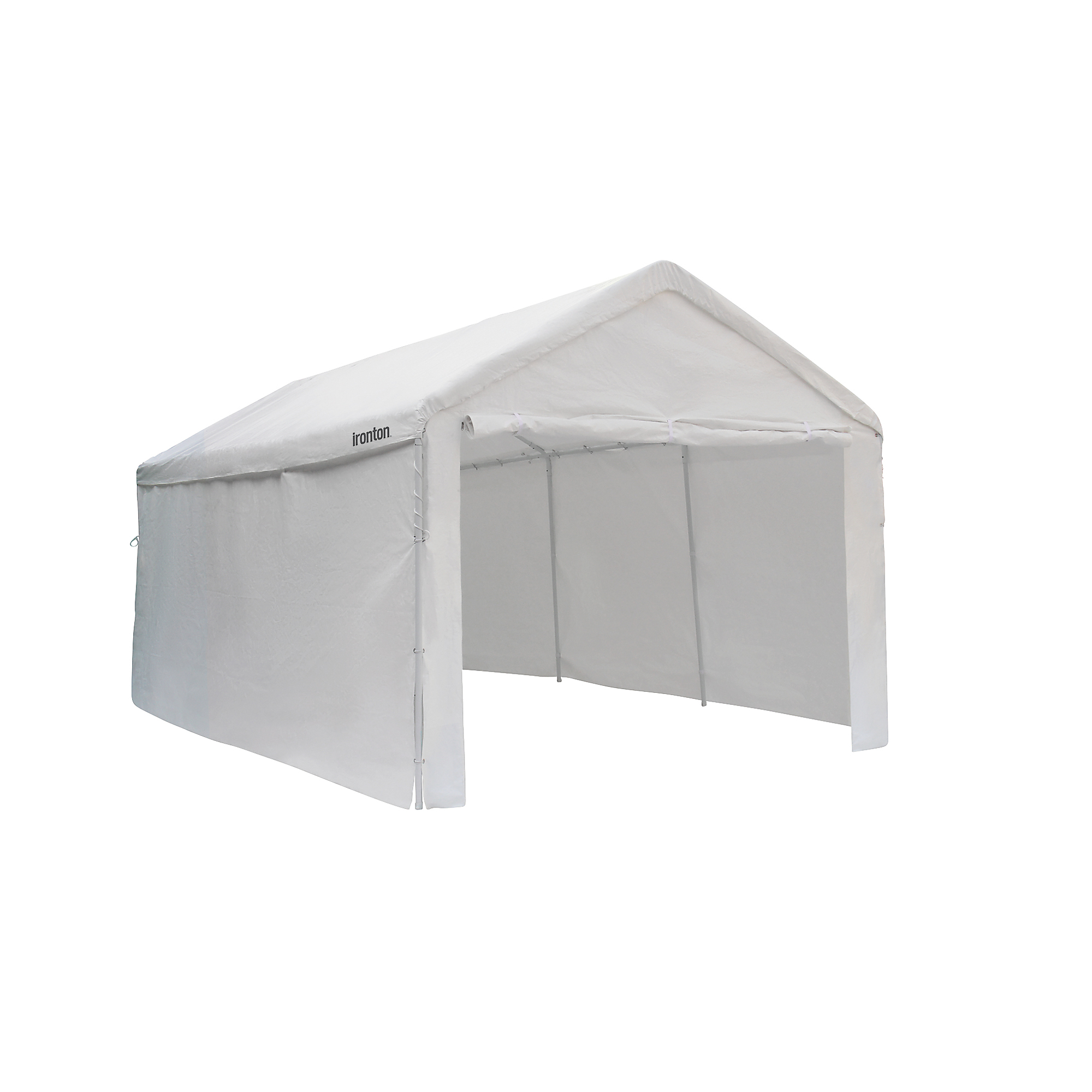 Ironton 10ft. x 20ft. Outdoor Canopy Tent Enclosure Kit, White, Model ...