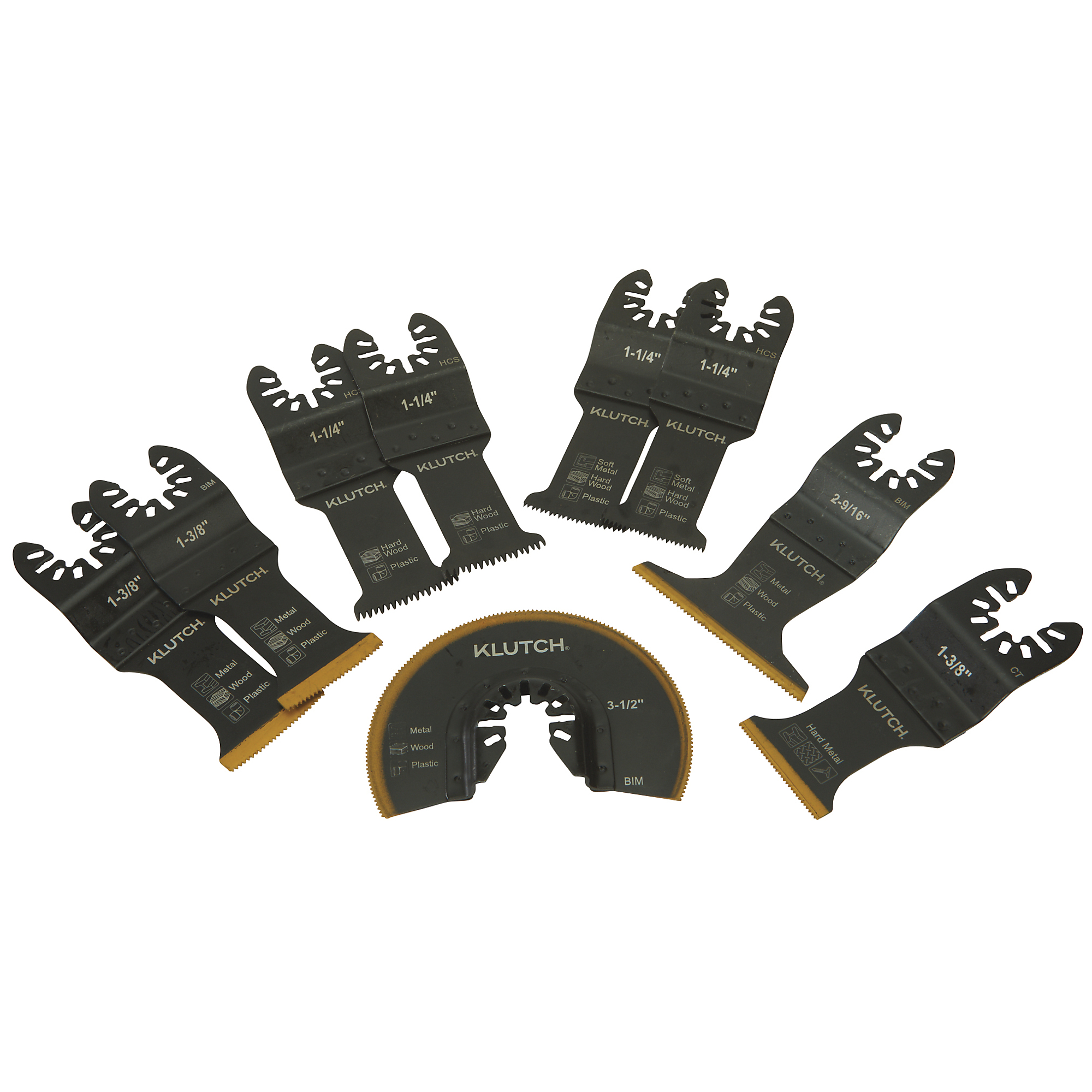 Klutch Multi-Tool Oscillating Blade Kit, 9-Pc. | Northern Tool