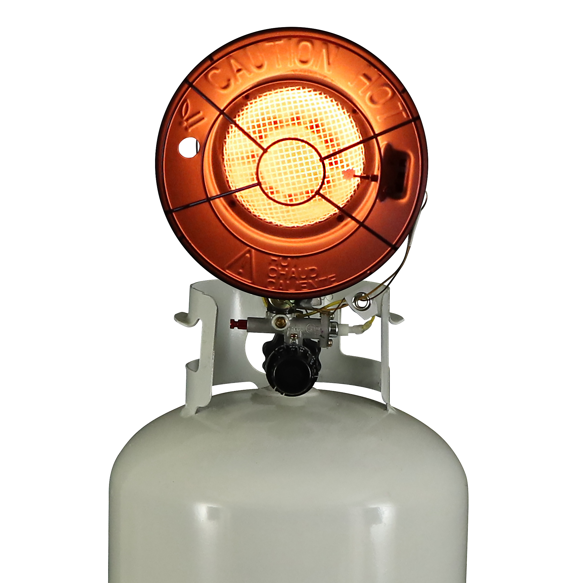 Heat Fast, 15000 BTU LP Gas Tank Top Heater, Heat Type Radiant, Heat ...