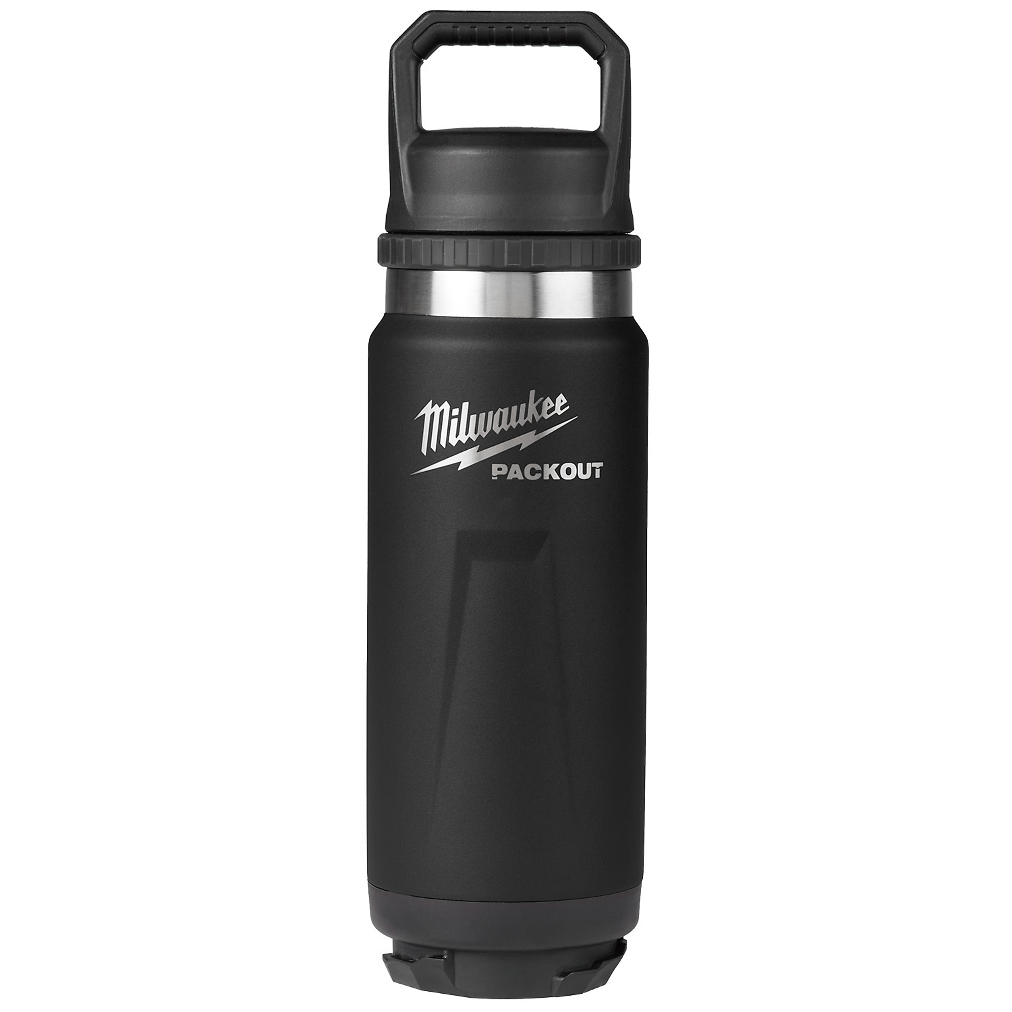 Milwaukee PACKOUT 24-Oz. Insulated Bottle with Chug Lid, Black, Model ...