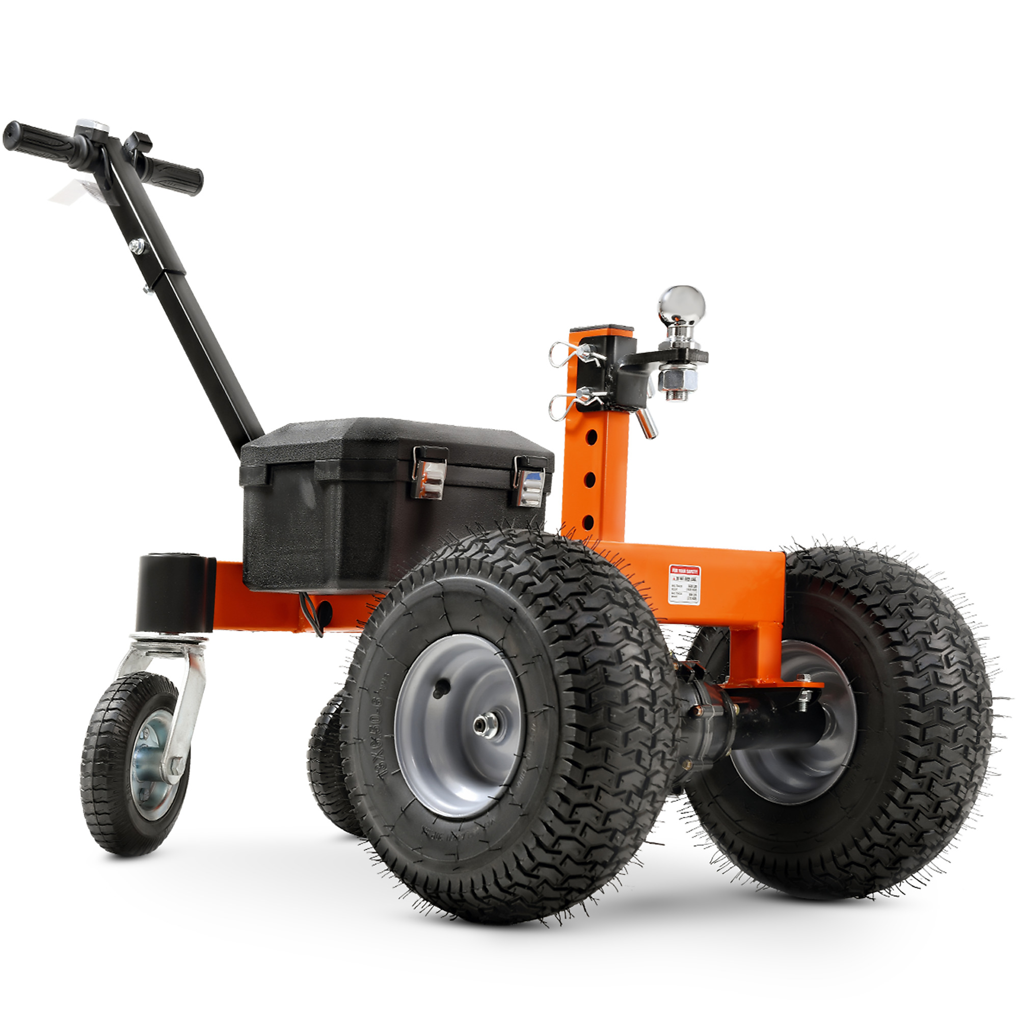 SuperHandy, Electric Trailer Dolly Four Wheel, Capacity 3600 lb, Frame ...