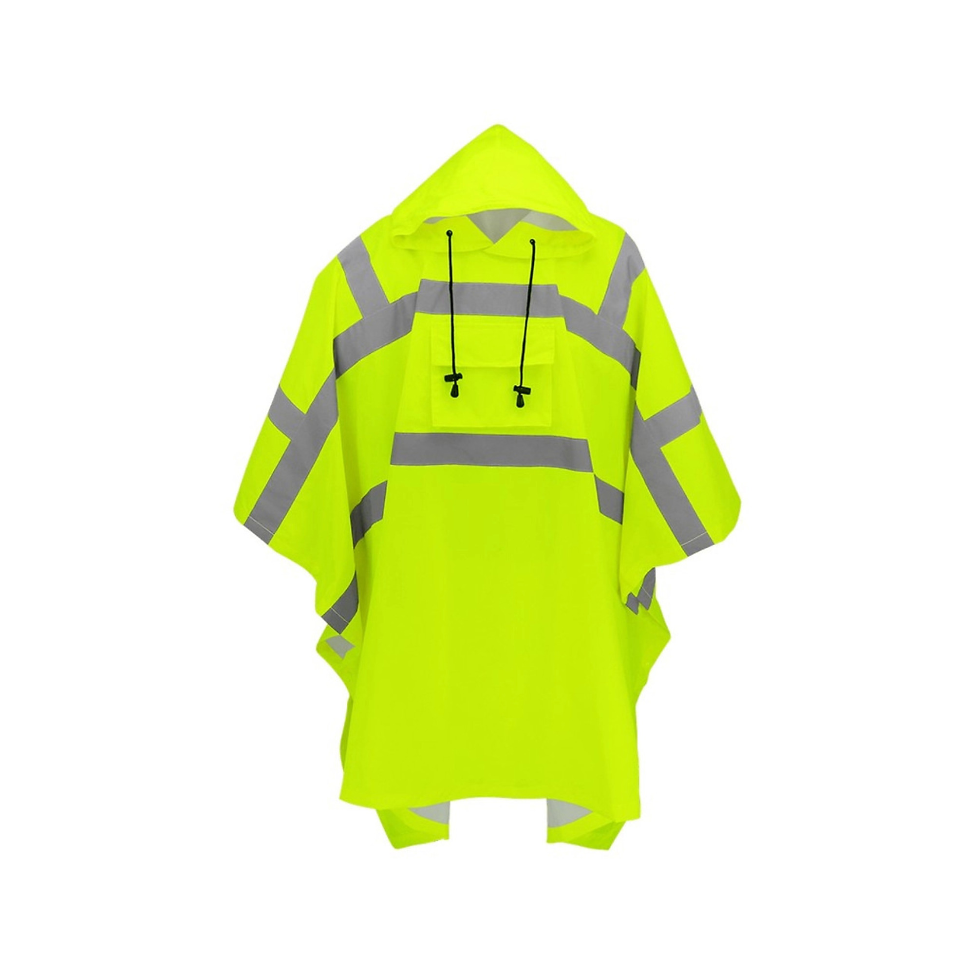 FrogWear HV Yellow/Green, Class 3, Rain Poncho | Northern Tool