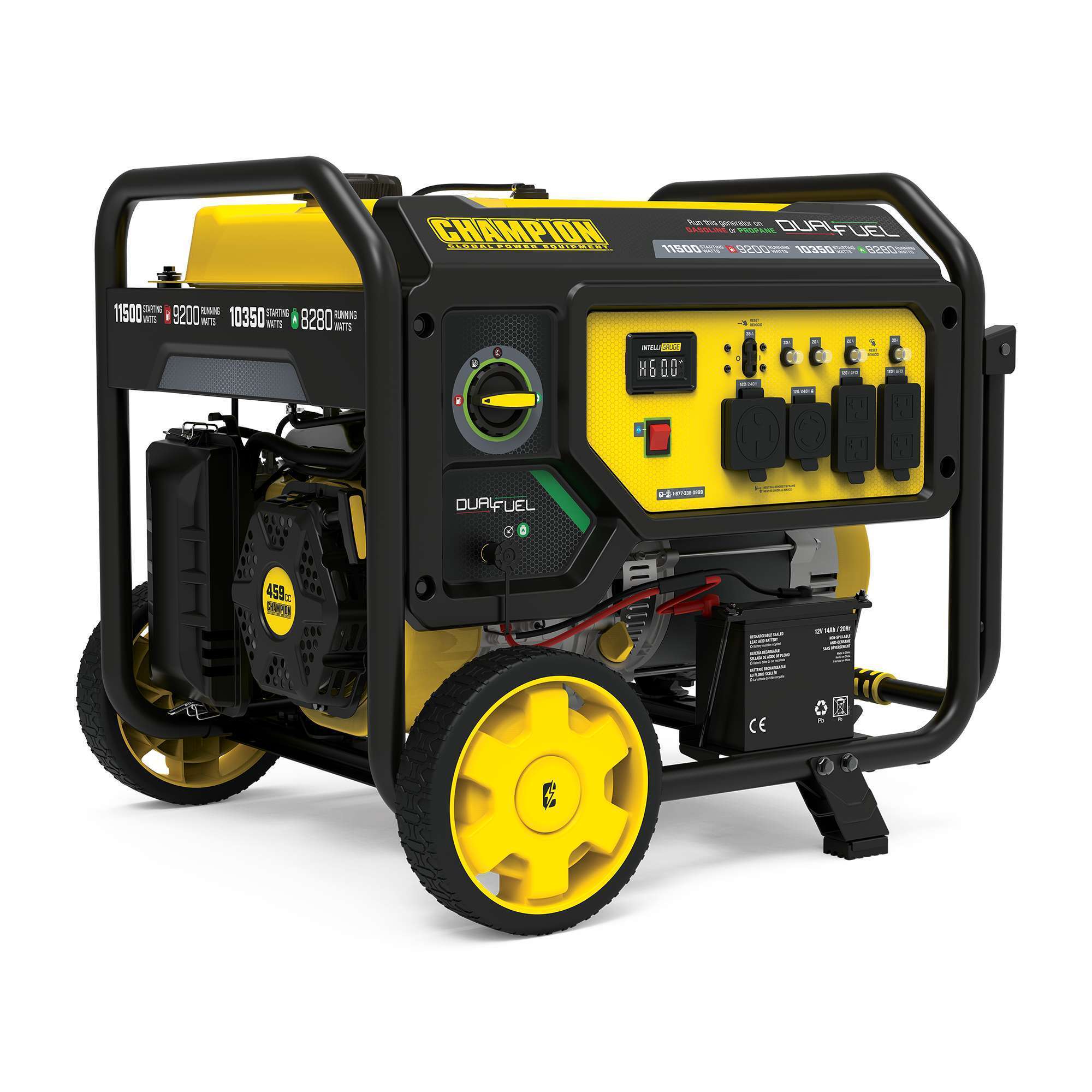 Champion Power Equipment, 11500/9200w Dual Fuel Portable Generator ...