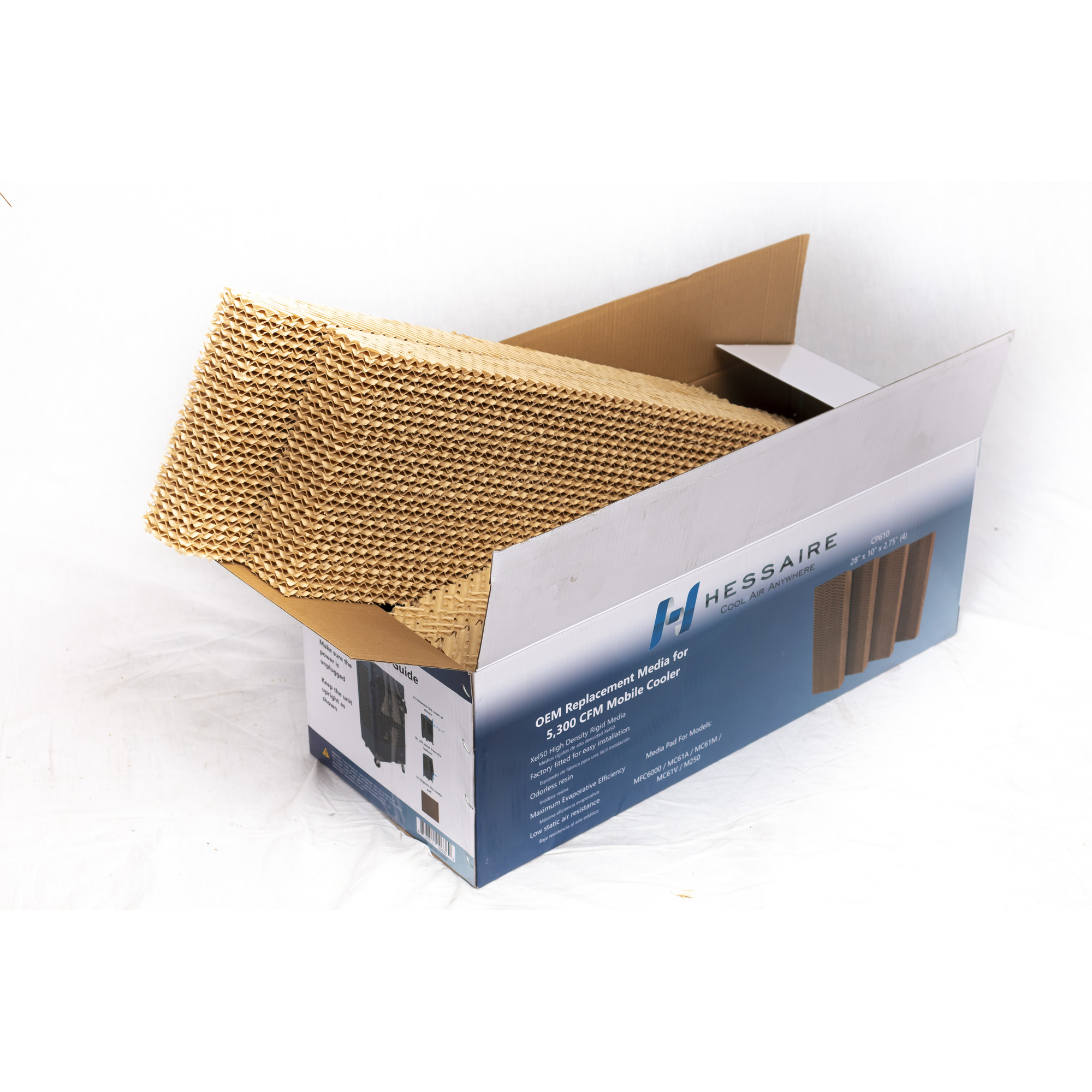 Hessaire Portable Evaporative Cooler, 19in., 5300-CFM, Yellow, Model ...